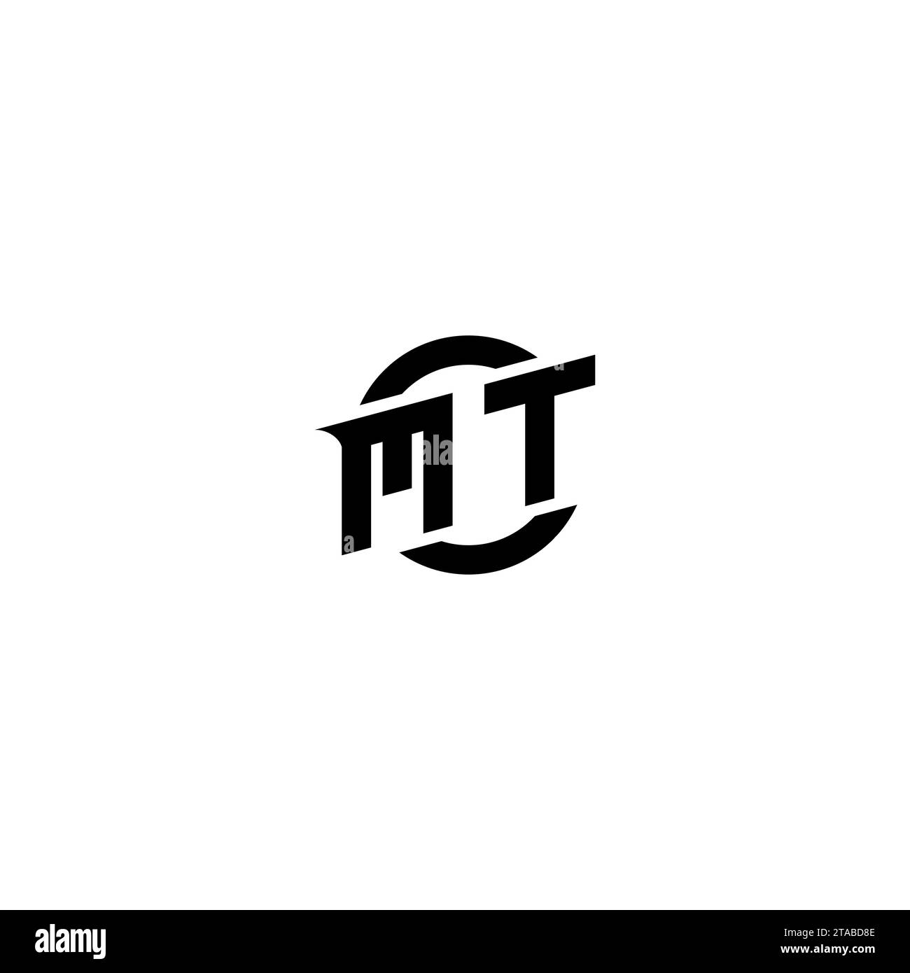 MT initial game logo, banner design for your e-sports or streaming team ...