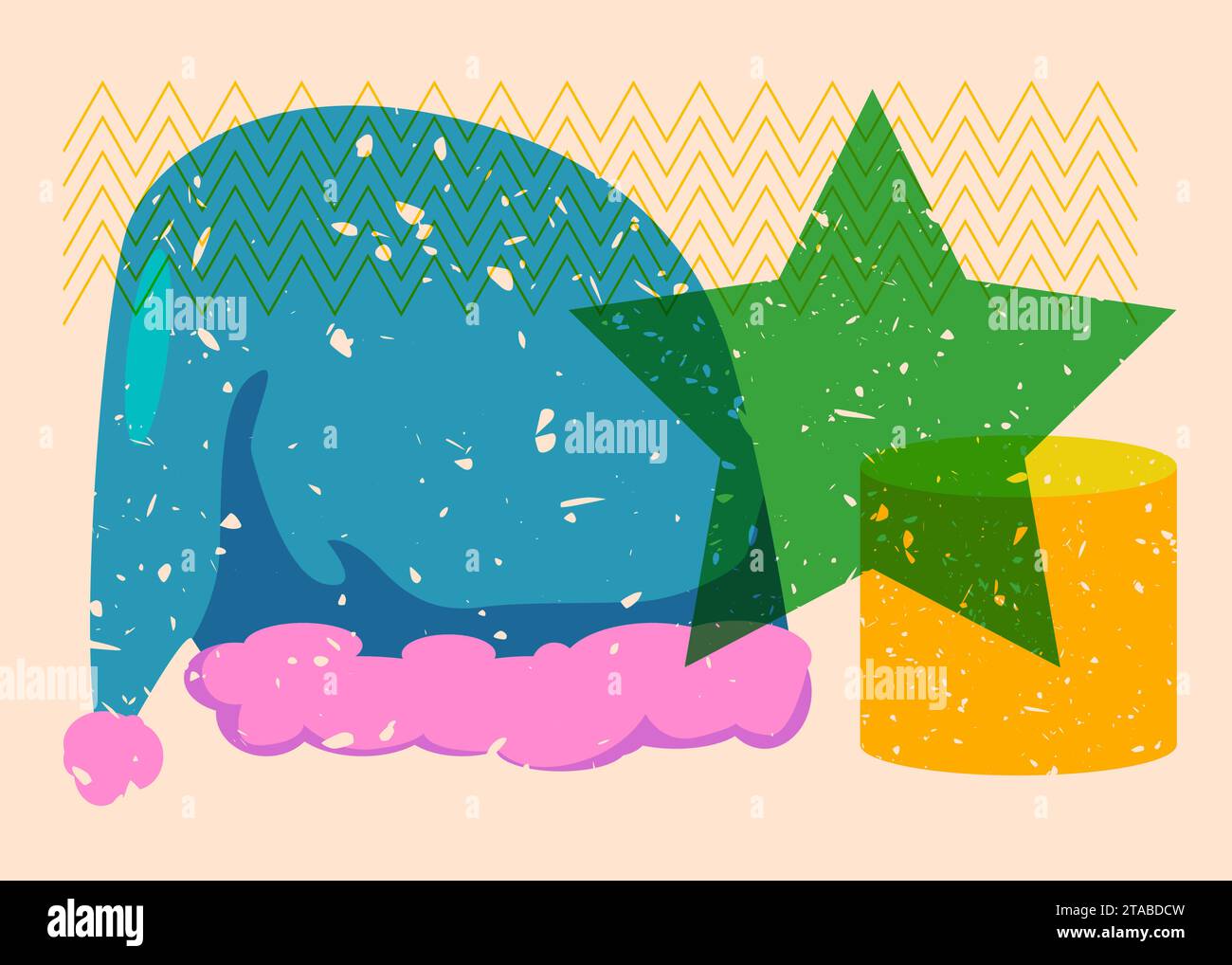 Print hat Stock Vector Images - Alamy