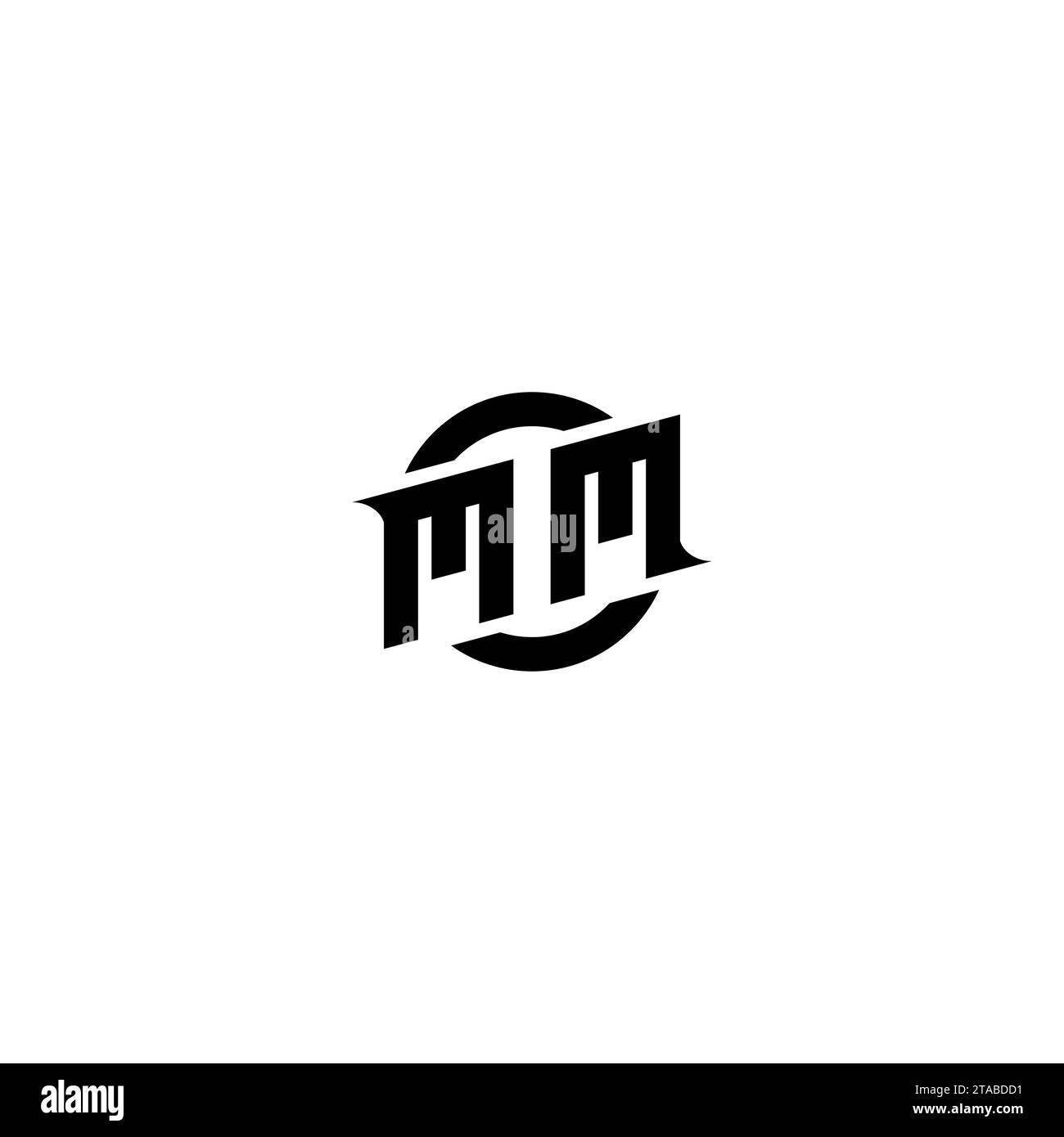 MM initial game logo, banner design for your e-sports or streaming team ...