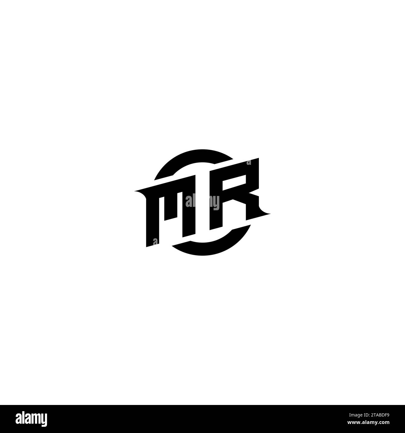 MR initial game logo, banner design for your e-sports or streaming team ...