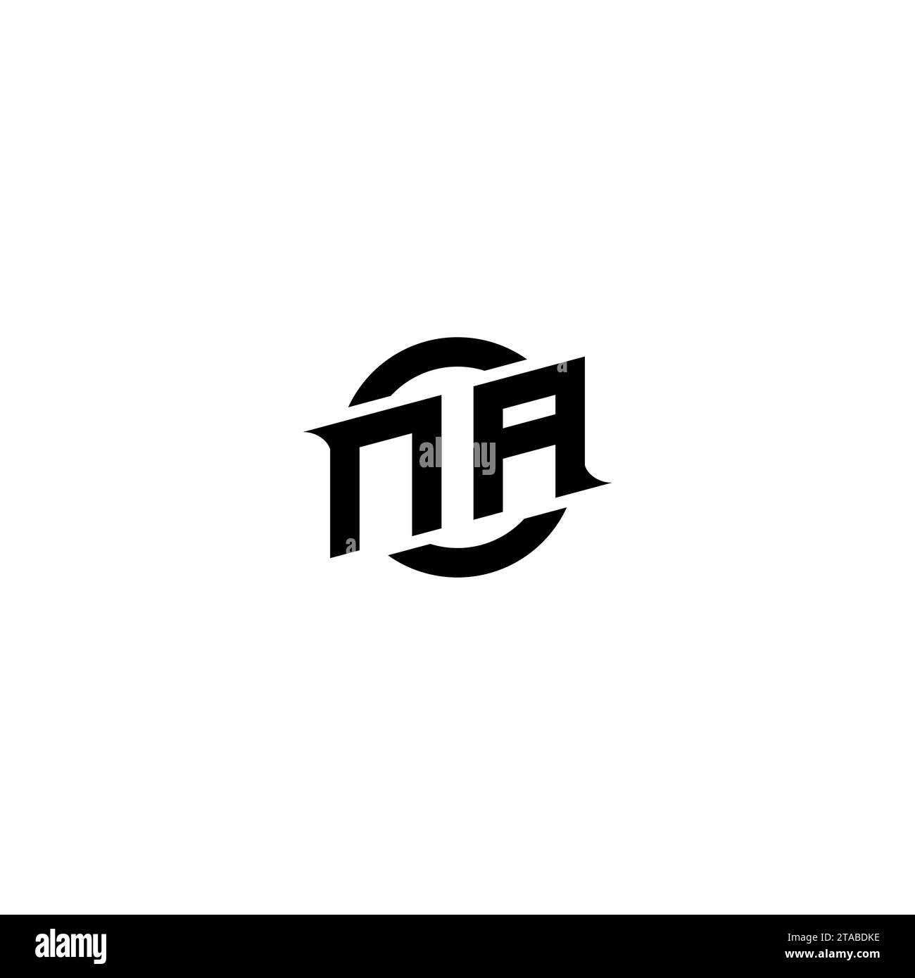 NA initial game logo, banner design for your e-sports or streaming team ...