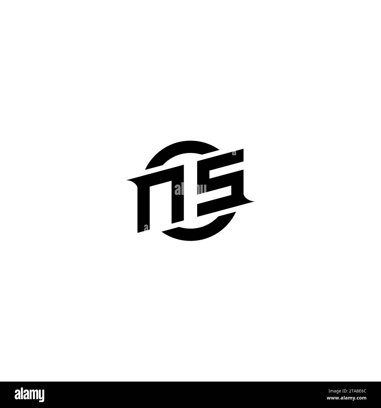 NS initial game logo, banner design for your e-sports or streaming team ...
