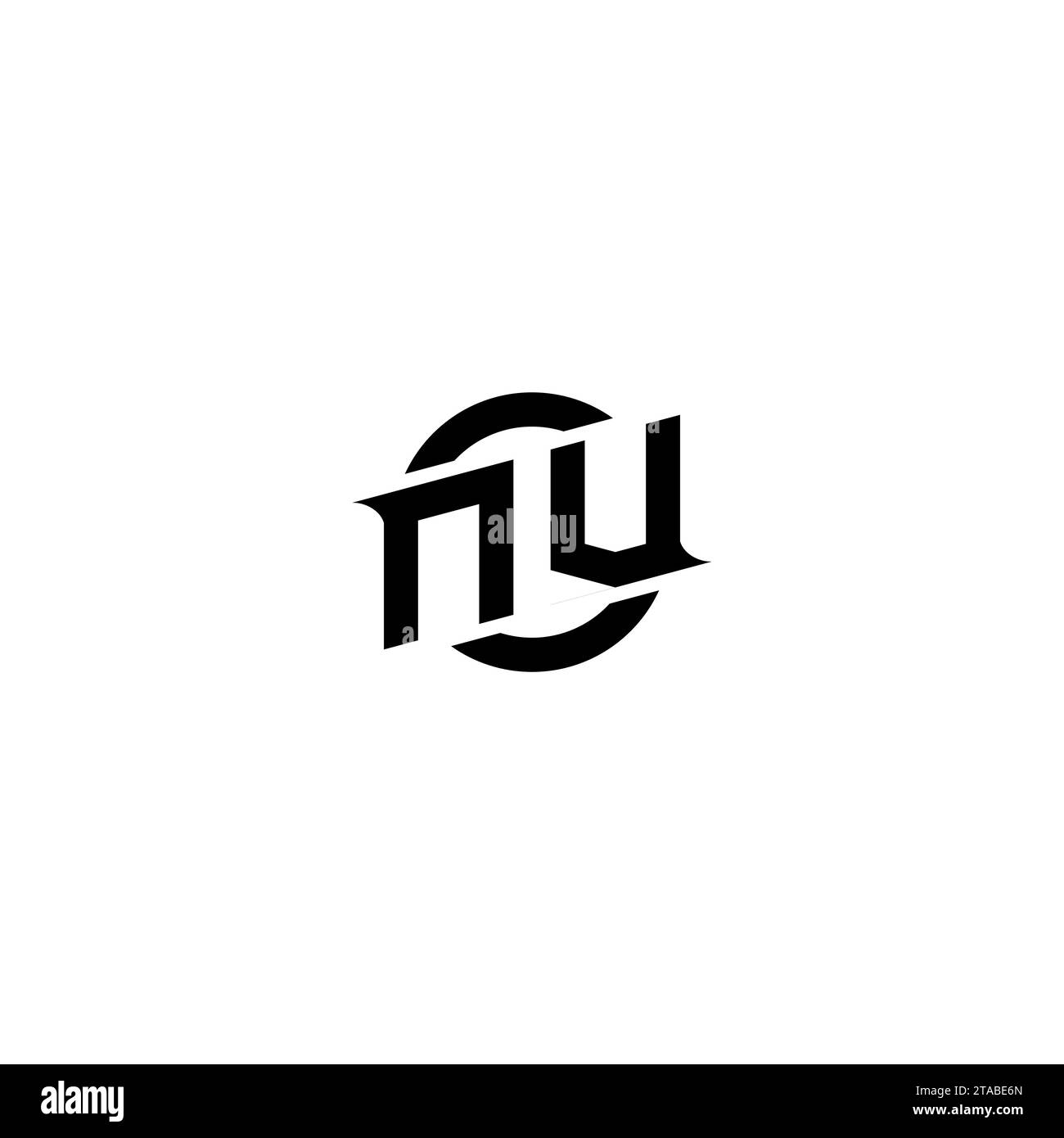 NV initial game logo, banner design for your e-sports or streaming team ...