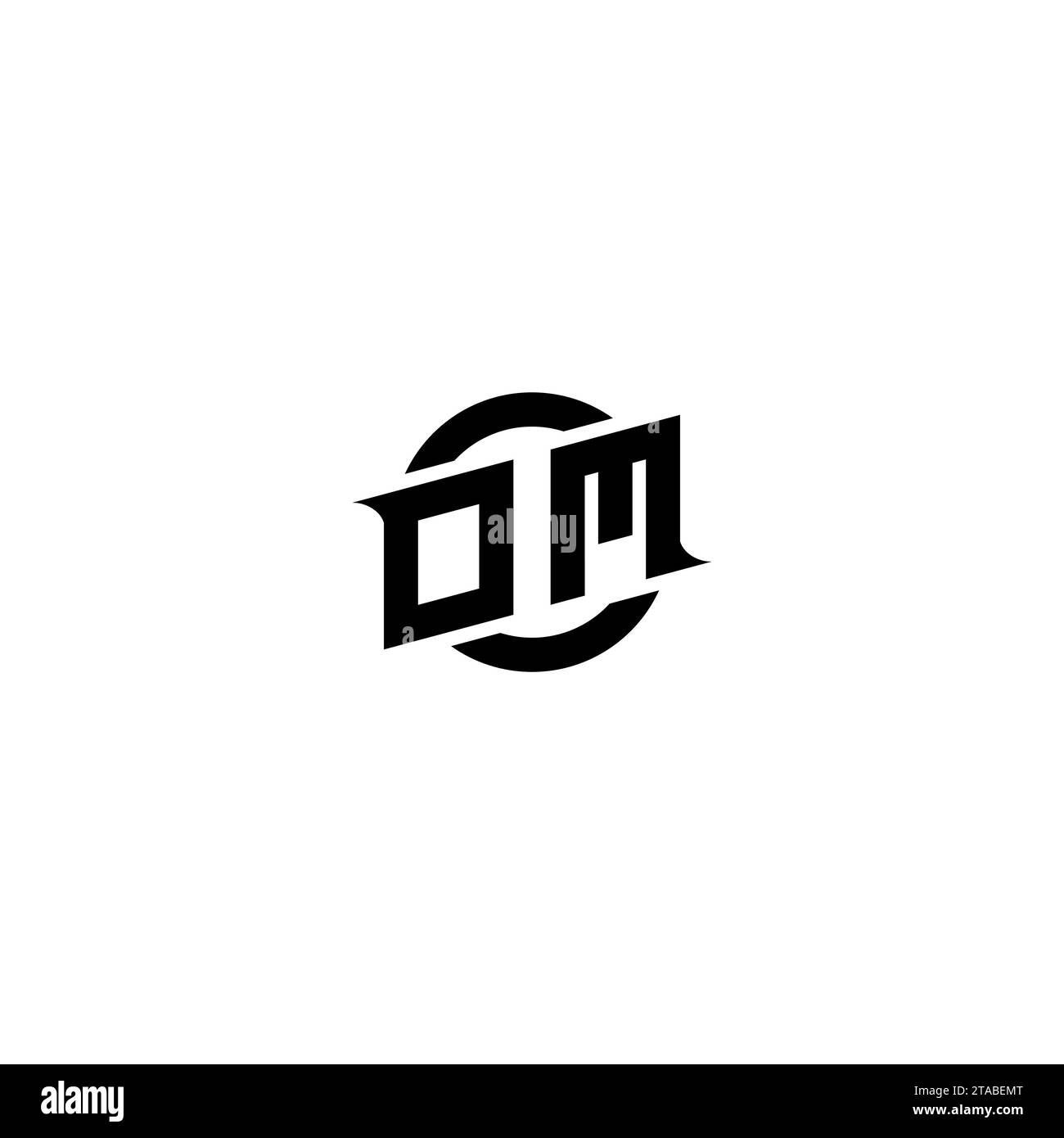 OM initial game logo, banner design for your e-sports or streaming team ...