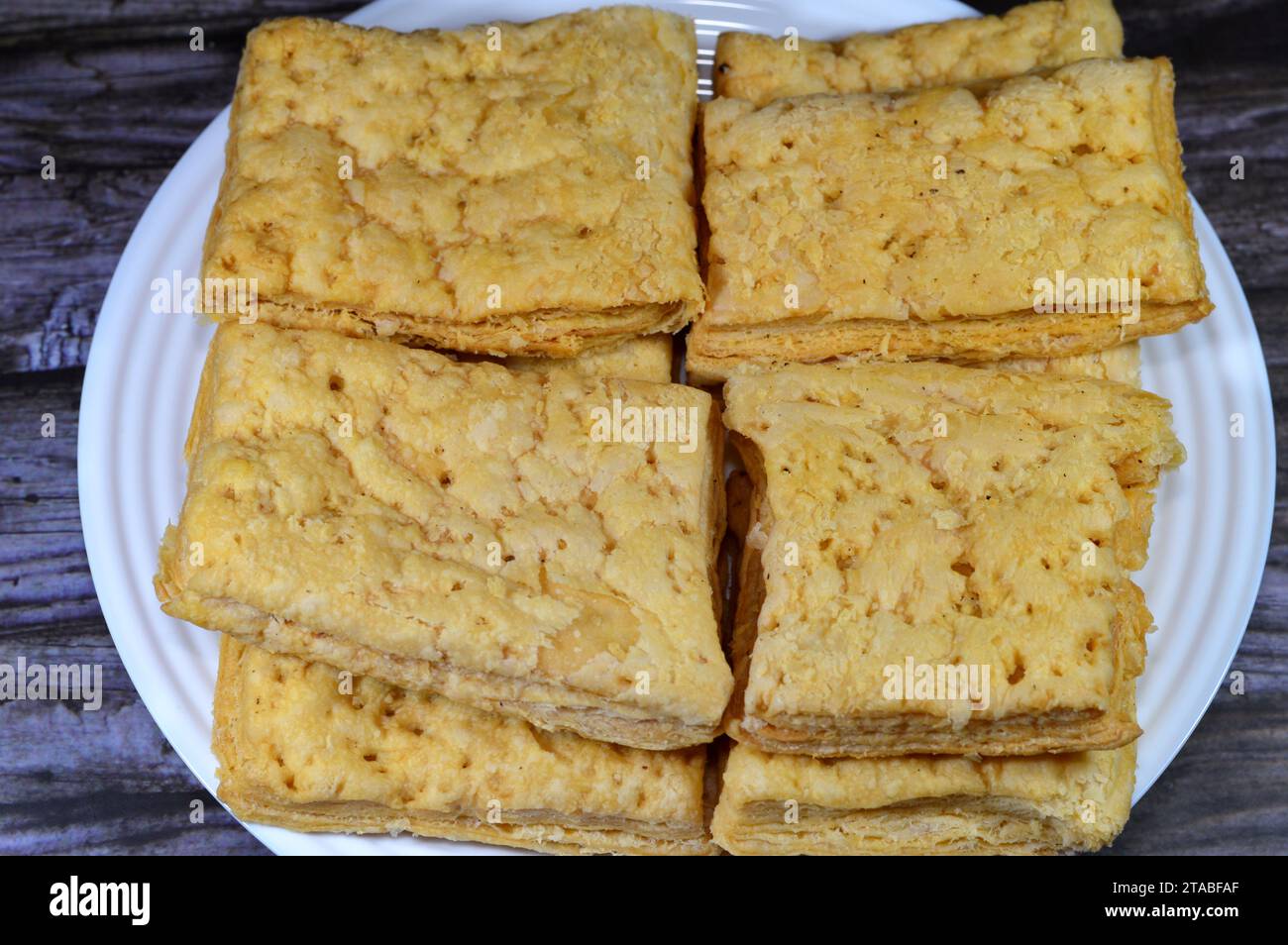 mille-feuille, millefeuille, Napoleon, vanilla and custard slice, a ...