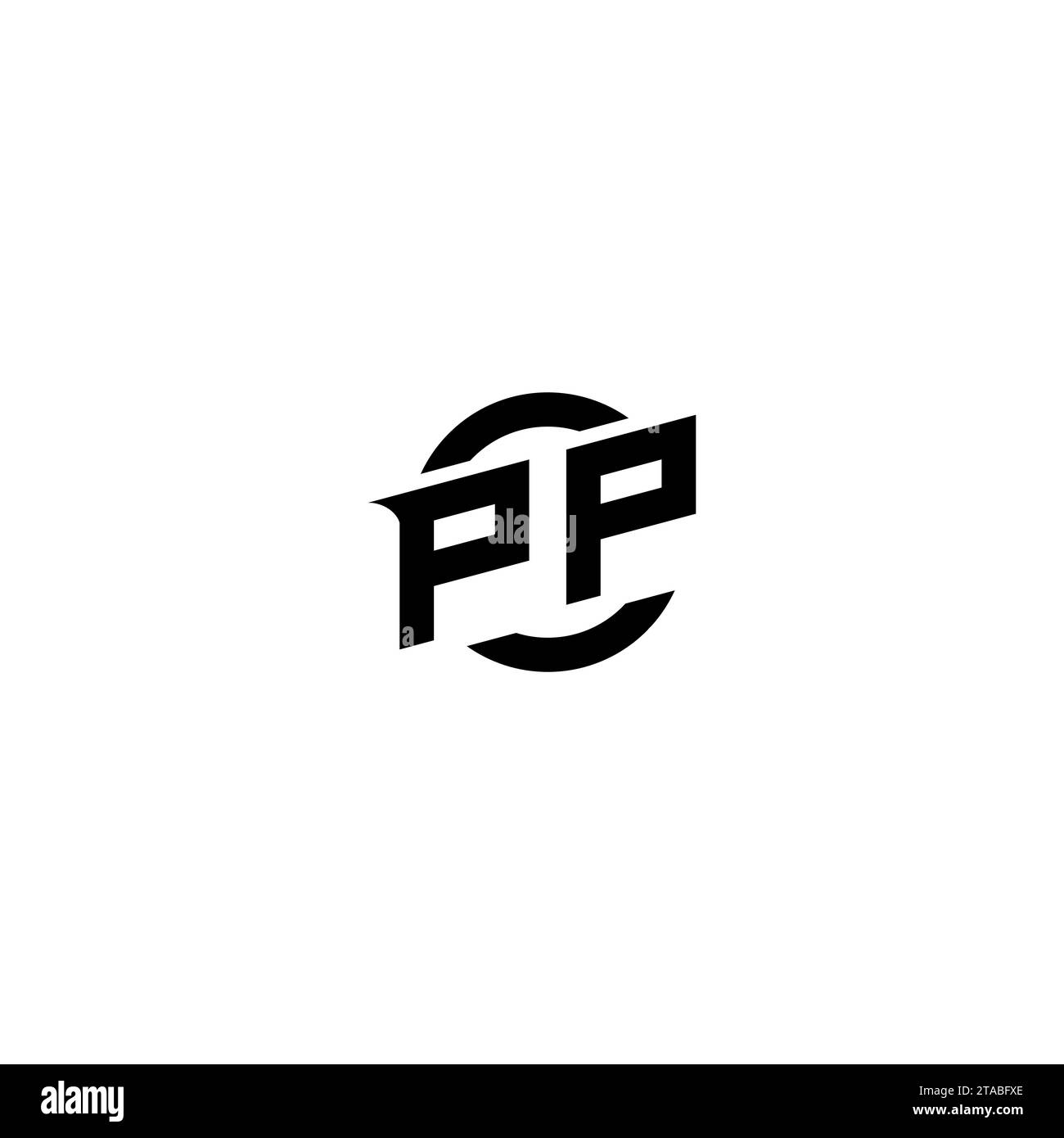 PP initial game logo, banner design for your e-sports or streaming team ...