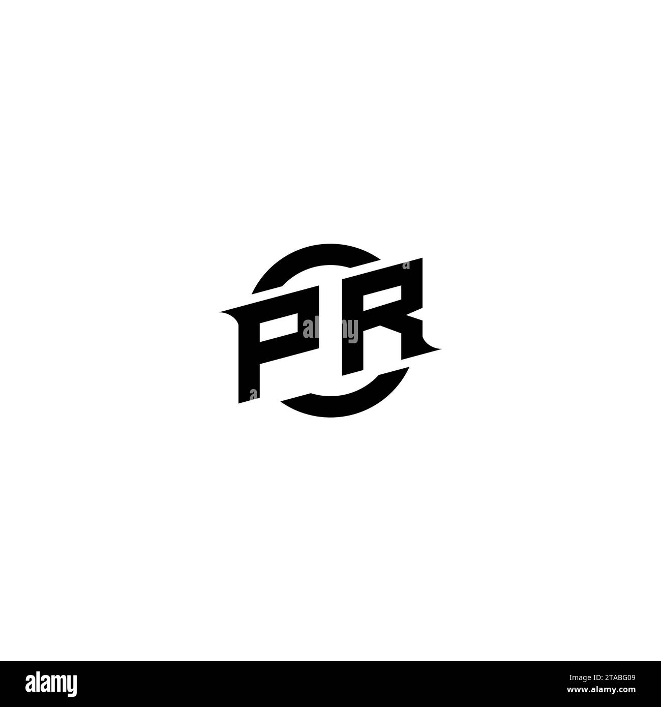 PR initial game logo, banner design for your e-sports or streaming team ...