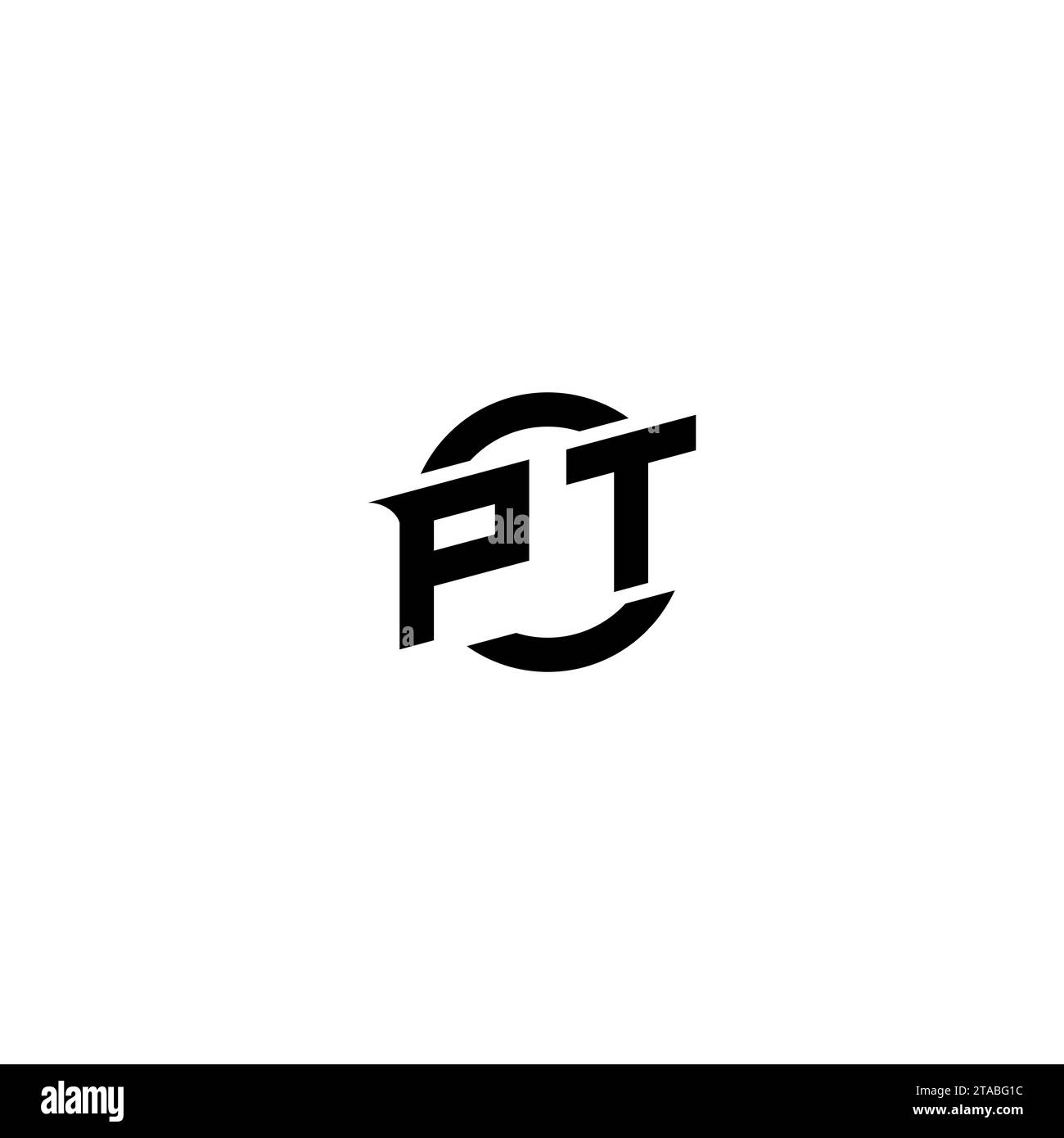 PT initial game logo, banner design for your e-sports or streaming team ...
