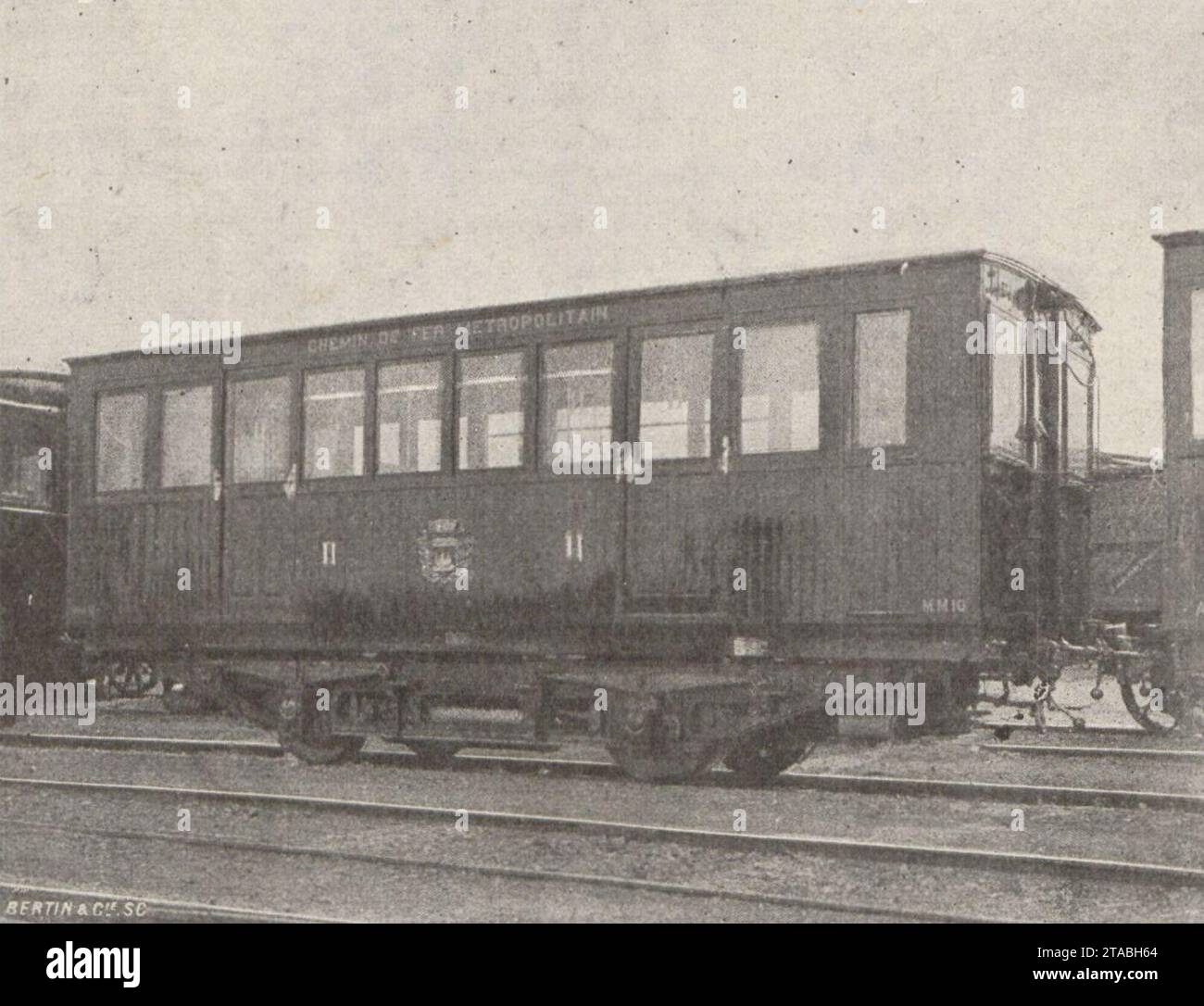 Voiture de 2e classe de la Métropolitain de Paris Stock Photo - Alamy