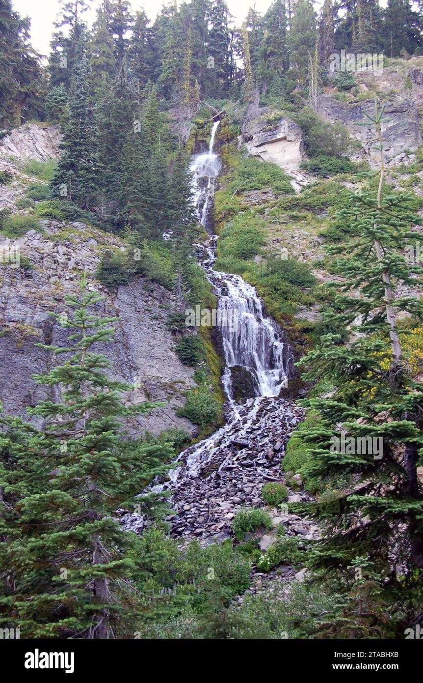 Volcanic Legacy Scenic Byway - Vidae Falls in Crater Lake National Park ...