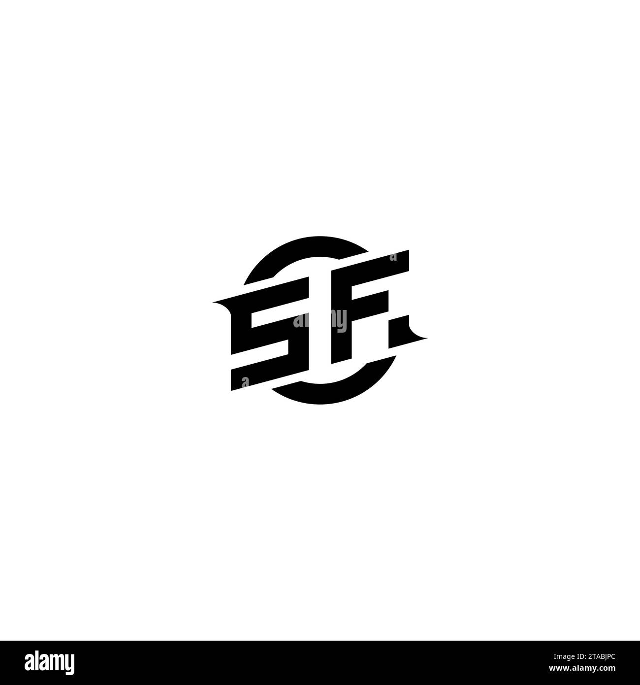 SF initial game logo, banner design for your e-sports or streaming team ...