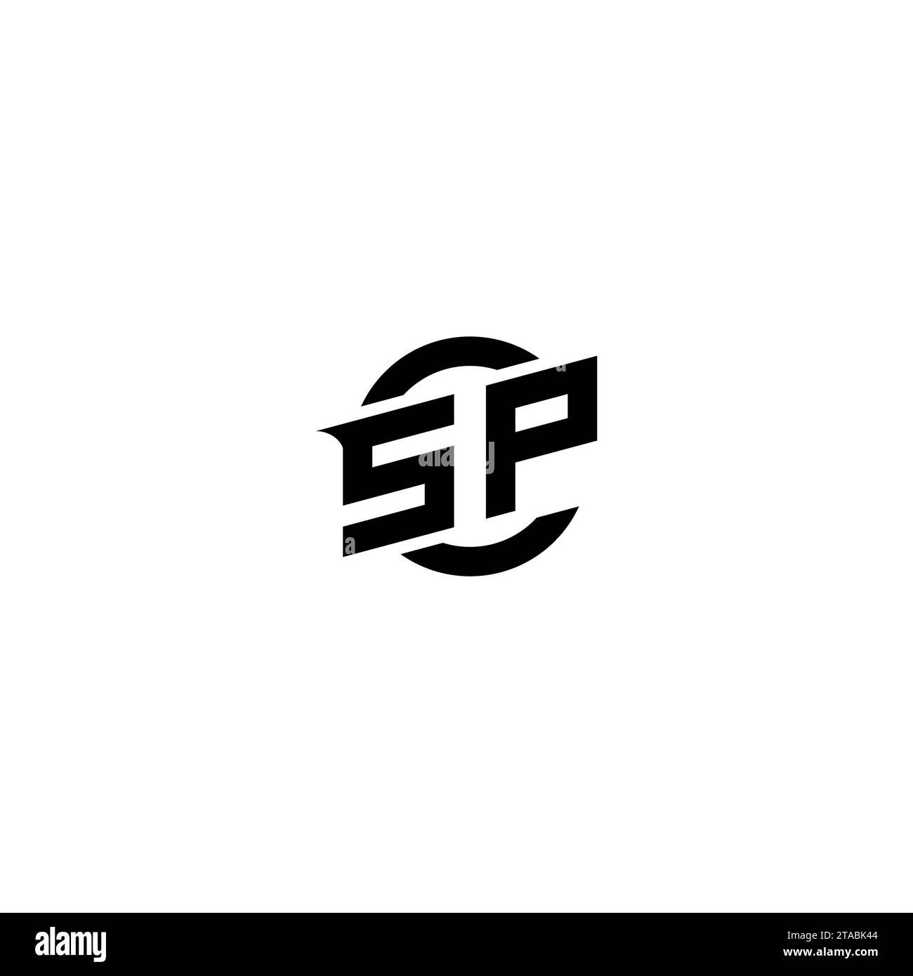 SP initial game logo, banner design for your e-sports or streaming team ...