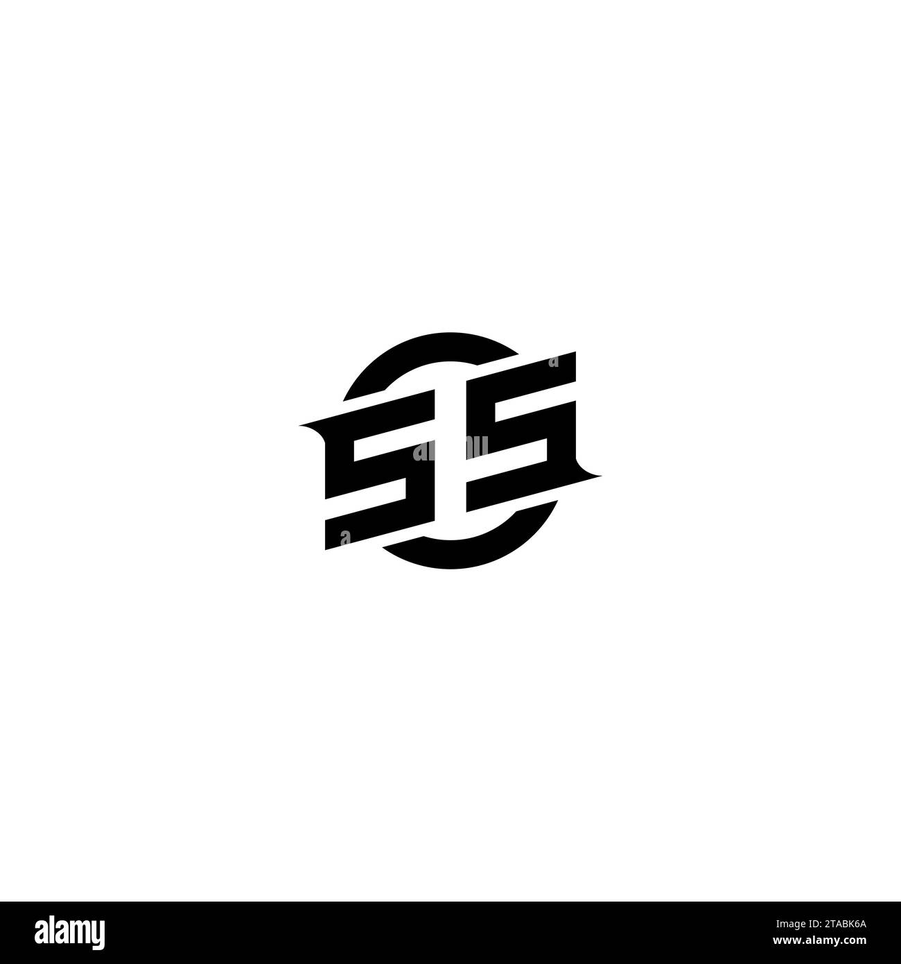 SS initial game logo, banner design for your e-sports or streaming team ...