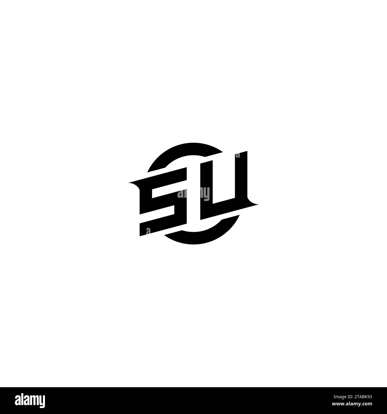SU initial game logo, banner design for your e-sports or streaming team ...