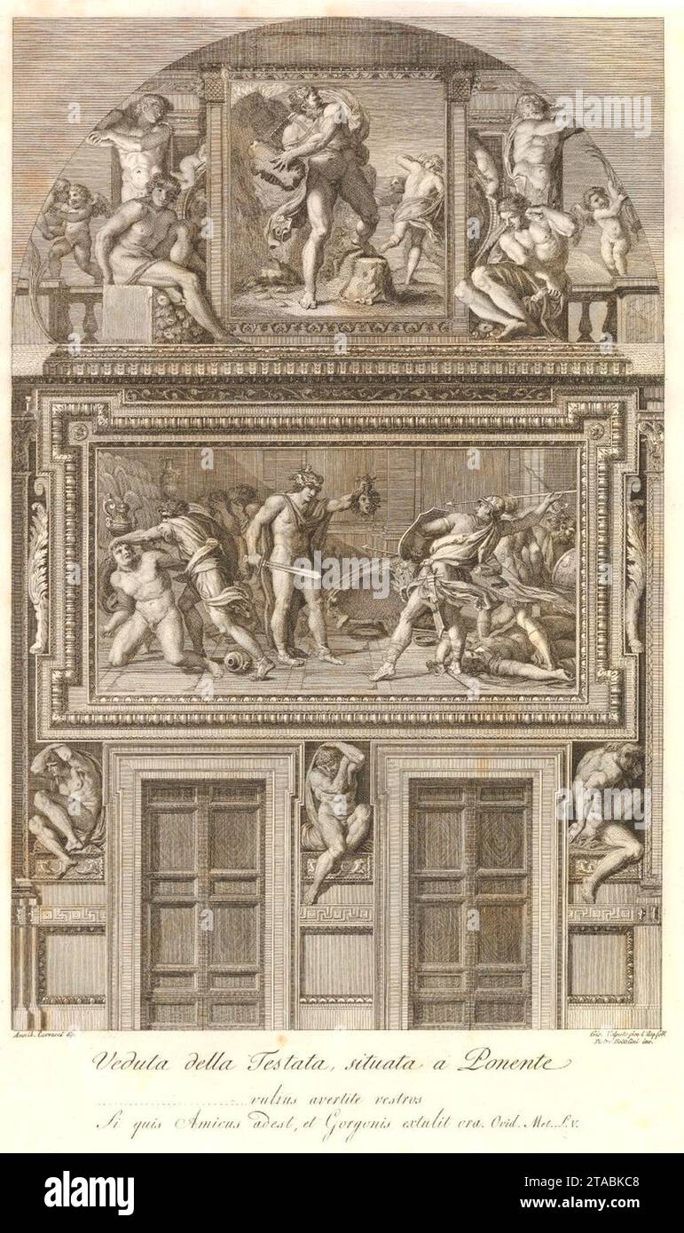 Volpato - Galleria di Palazzo Farnese, 1917,1208.2236 Stock Photo - Alamy