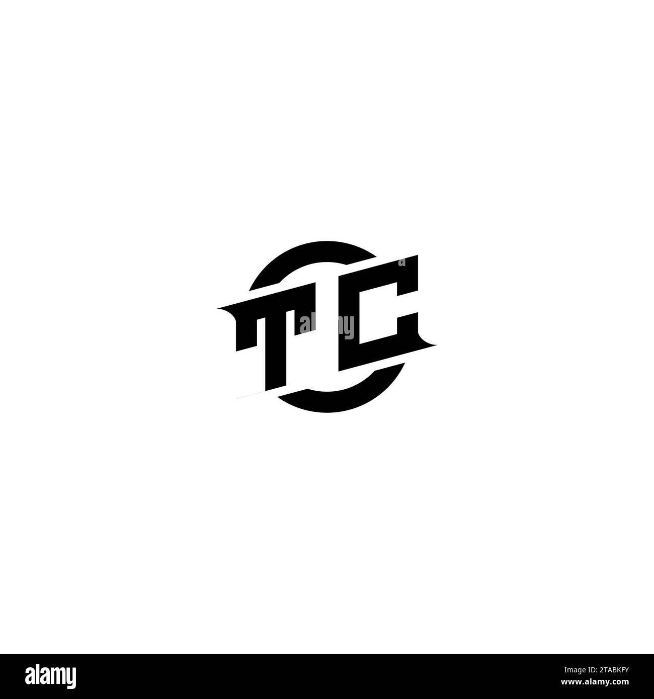 TC initial game logo, banner design for your e-sports or streaming team ...