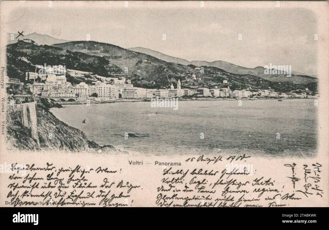 Voltri - Panorama (1900 Stock Photo - Alamy