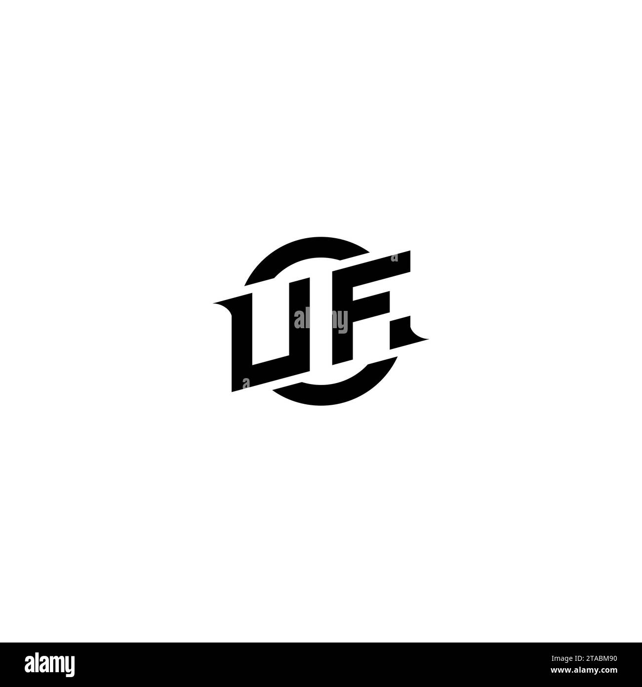UF initial game logo, banner design for your e-sports or streaming team ...