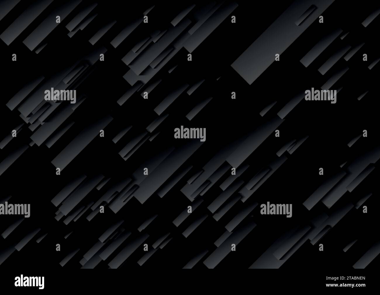 Abstract black hi-tech geometric shapes background. Dark futuristic ...