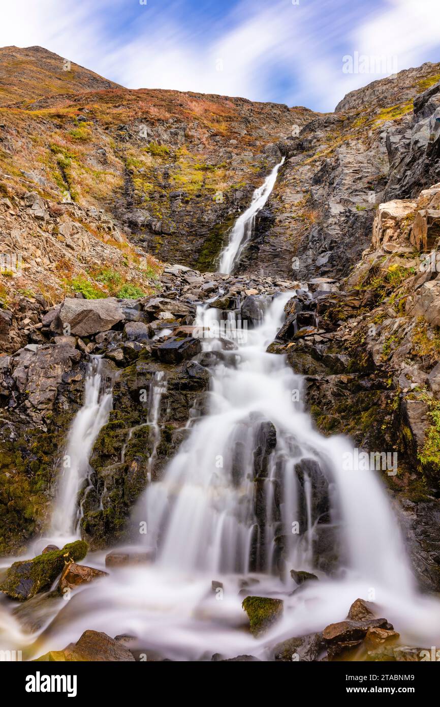 Waterfall creek in nature hi-res stock photography and images - Alamy