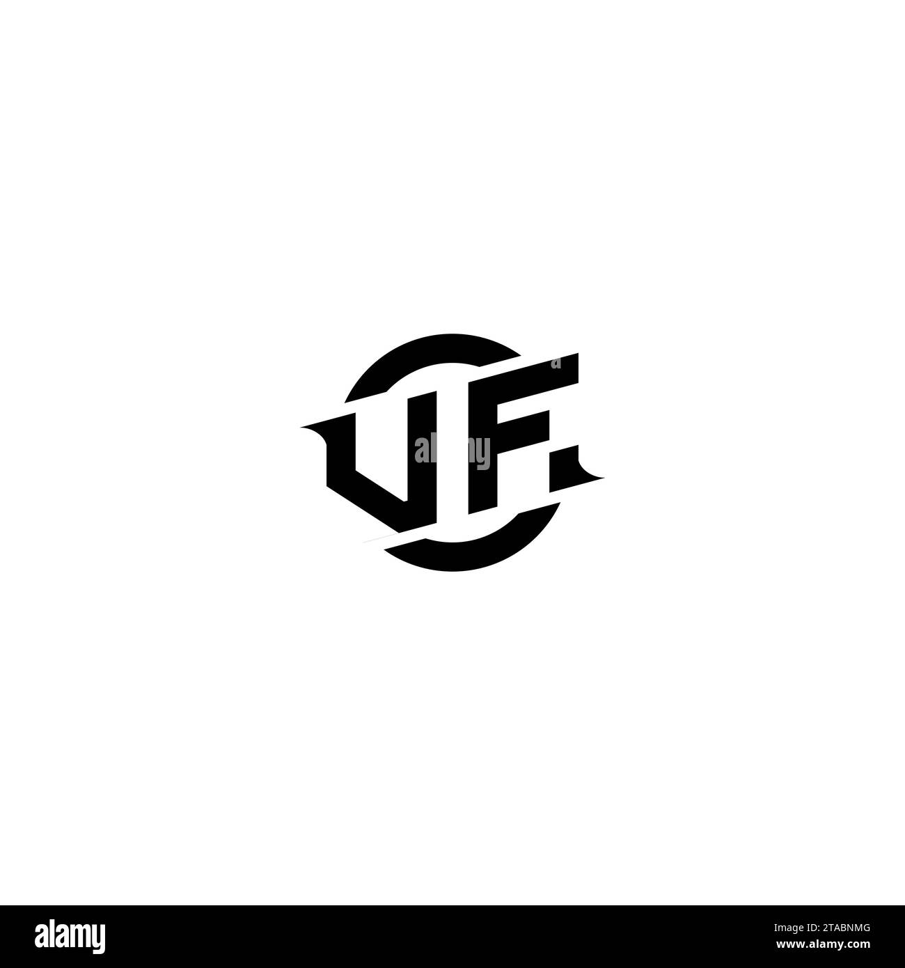 VF initial game logo, banner design for your e-sports or streaming team ...