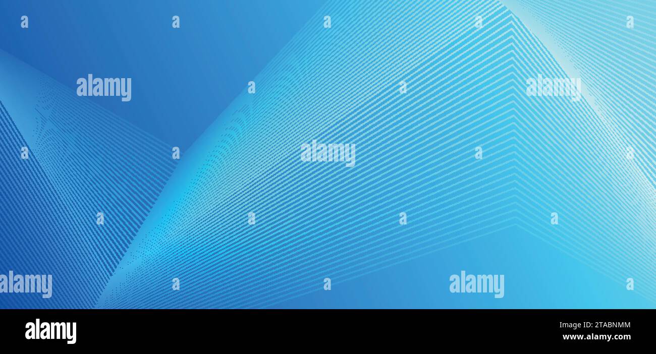 Blue cyan minimal curved lines abstract futuristic tech background ...
