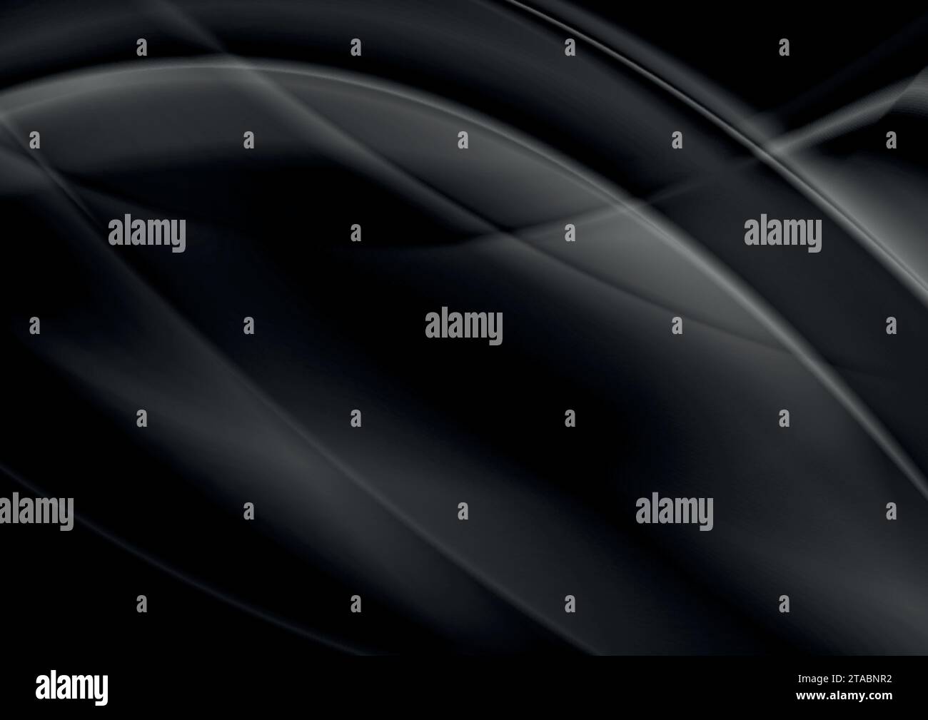 Abstract black smoke waves background. Monochrome smooth vector design ...