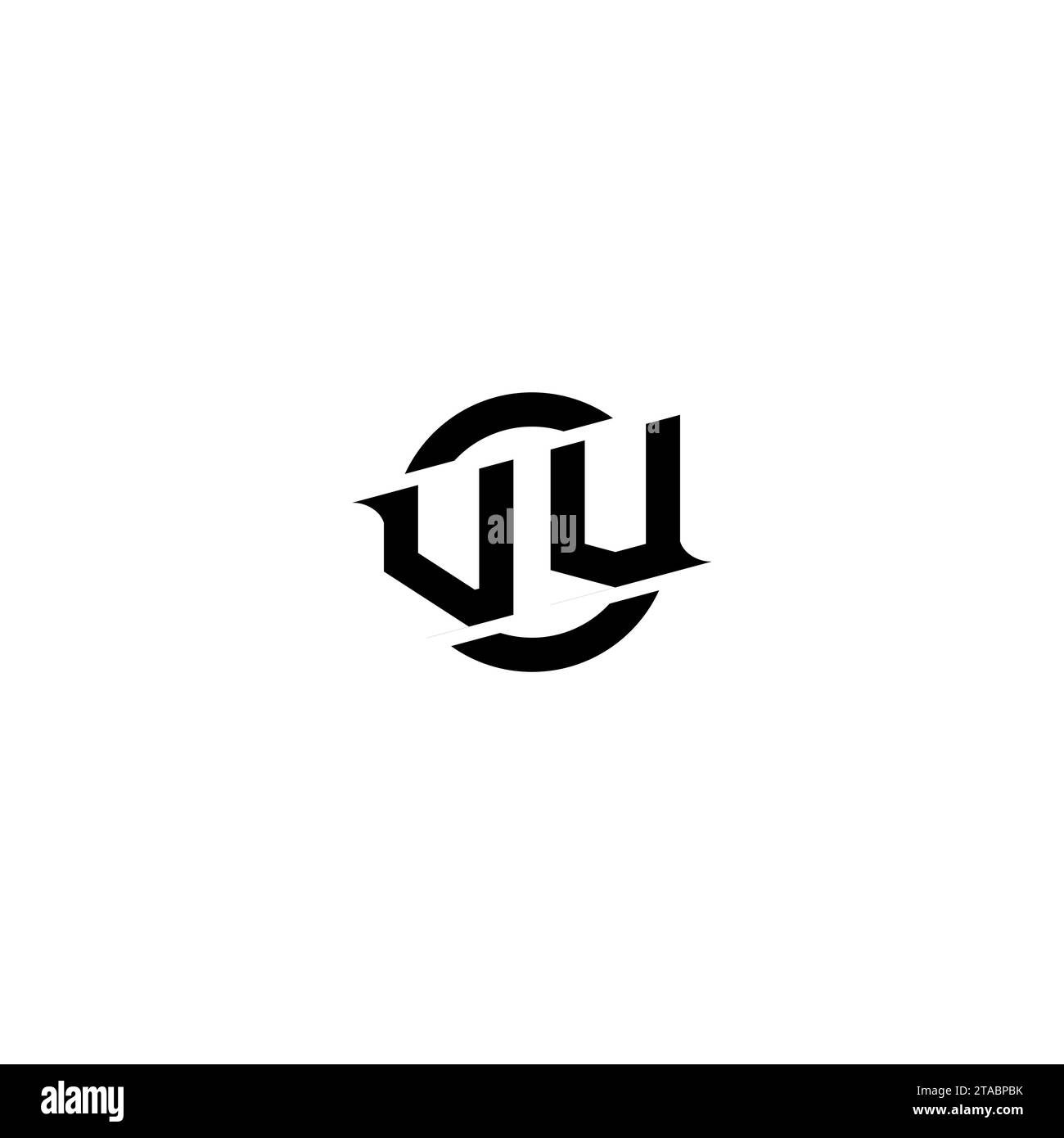 Vv gaming logo Black and White Stock Photos & Images - Alamy
