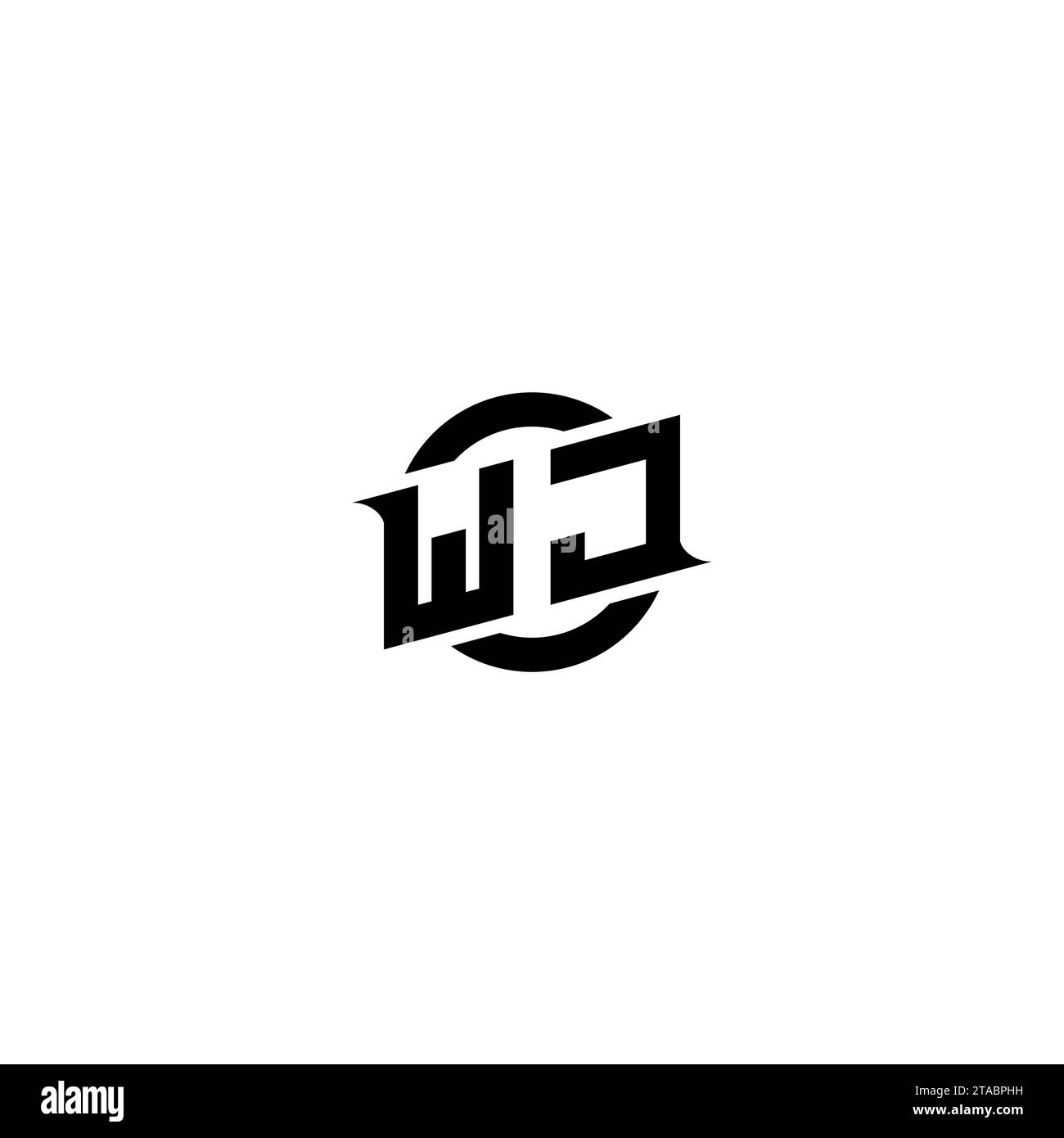 Wj gaming logo Black and White Stock Photos & Images - Alamy