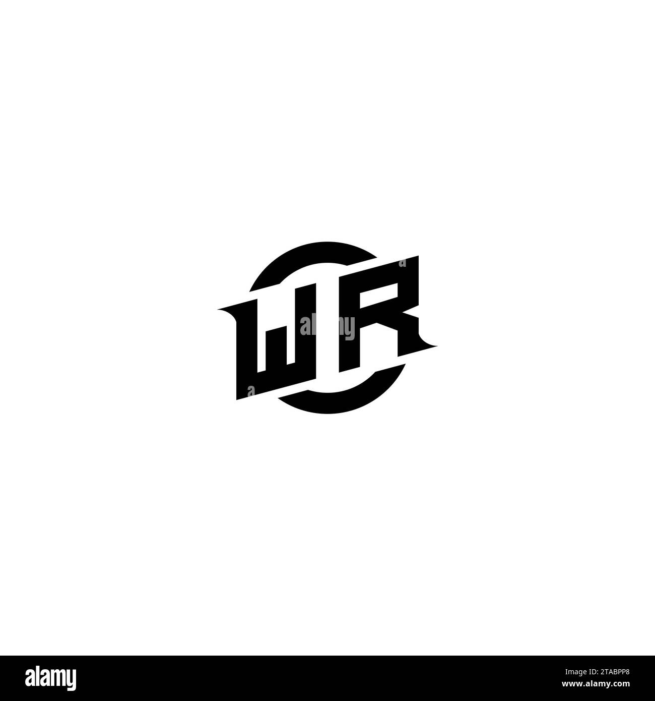 Wr letter design Cut Out Stock Images & Pictures - Alamy