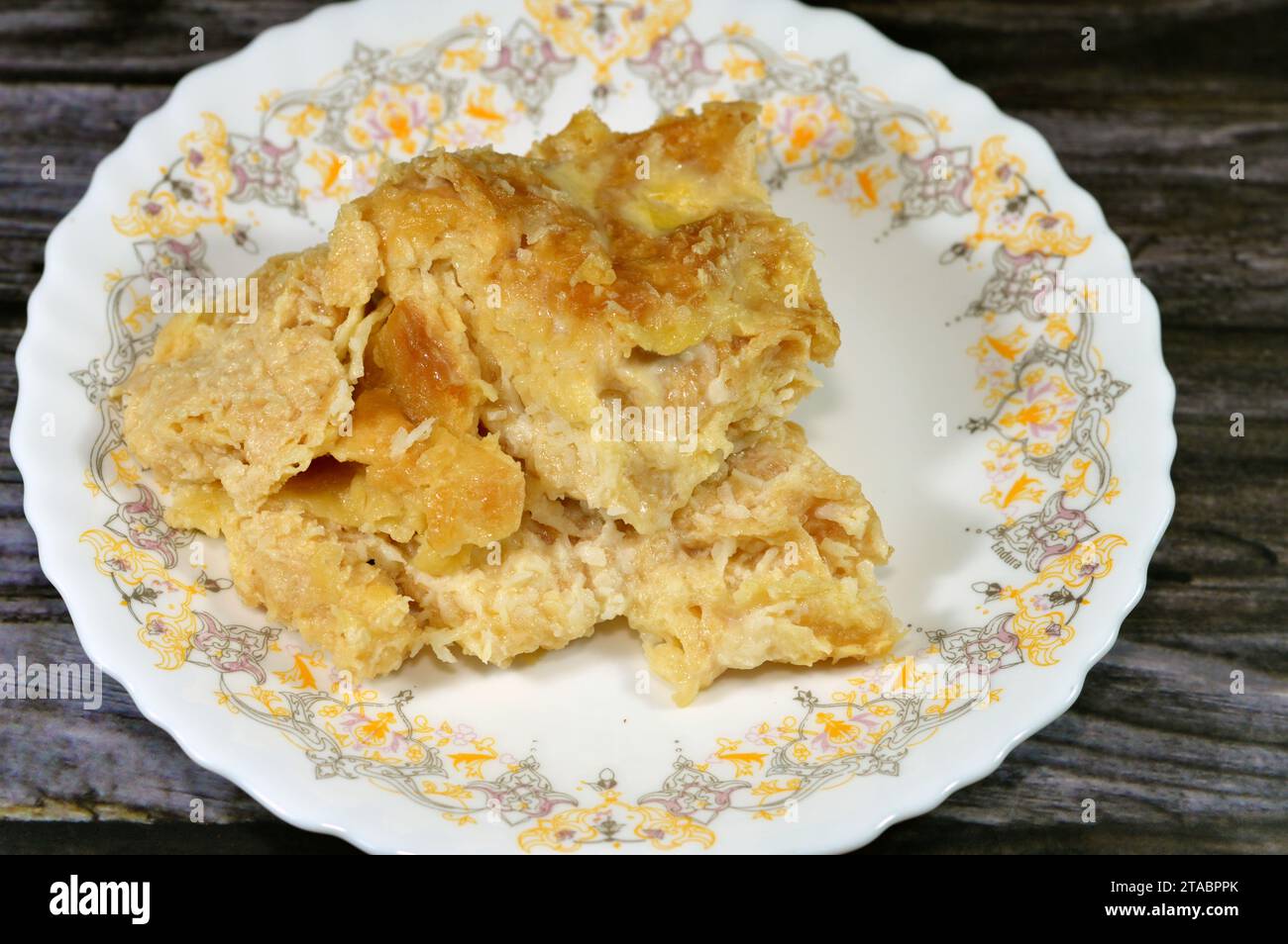 Traditional Arabic Egyptian Eastern dessert cuisine called Om Ali ...