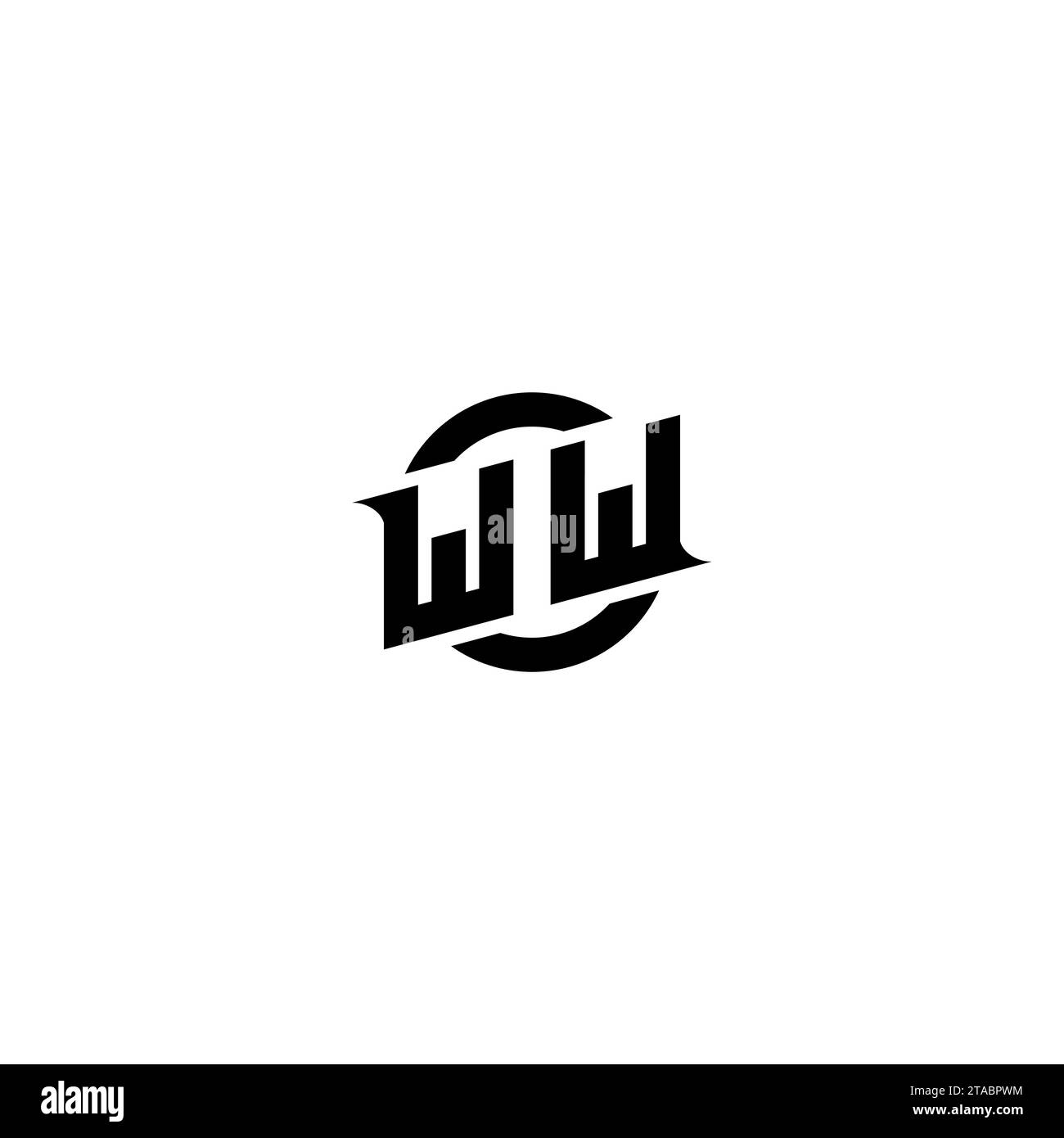 WW initial game logo, banner design for your e-sports or streaming team ...