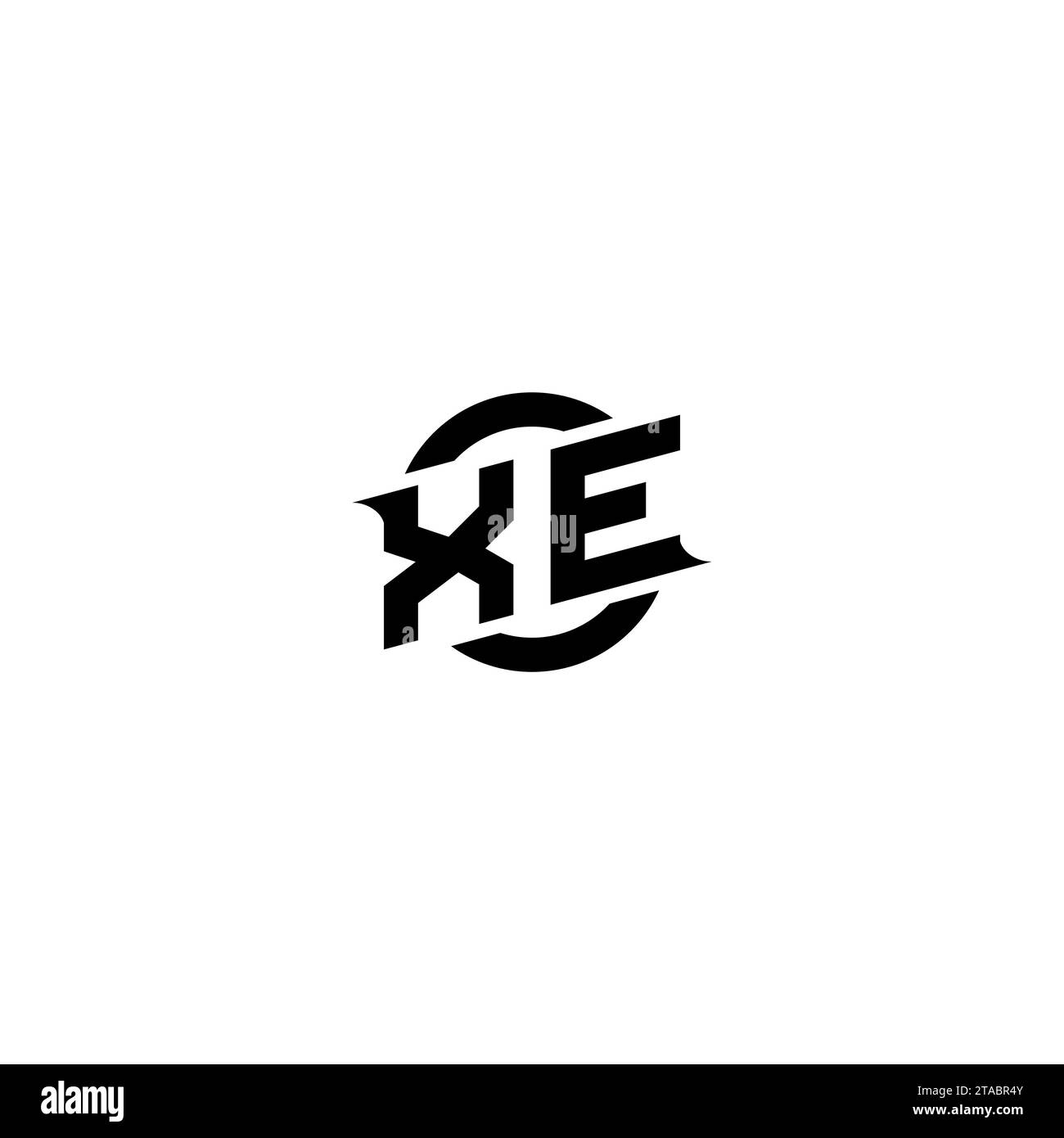 XE initial game logo, banner design for your e-sports or streaming team ...