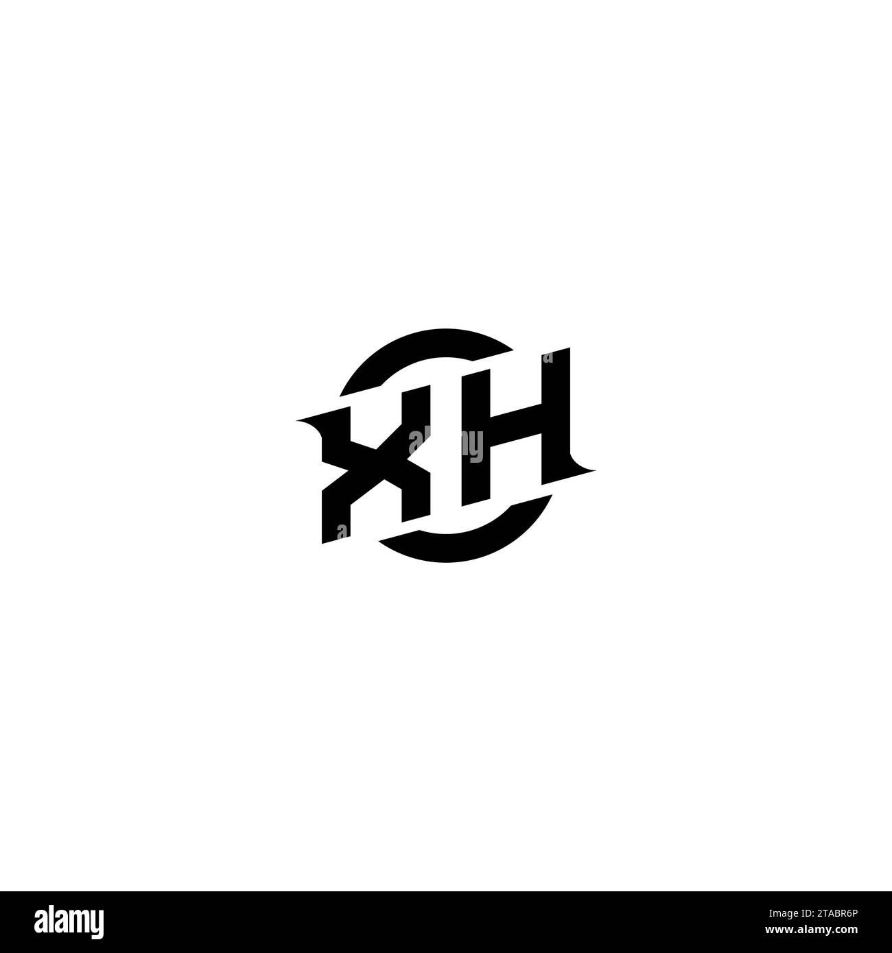XH initial game logo, banner design for your e-sports or streaming team ...
