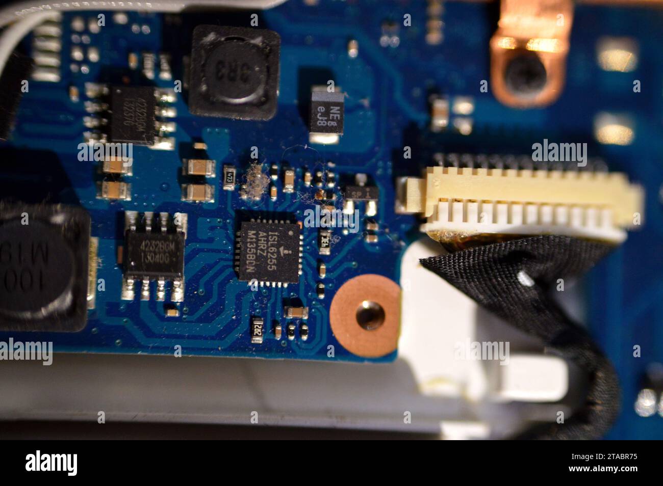 Cairo, Egypt, November 1 2023: maintenance of a laptop, fixing a ...