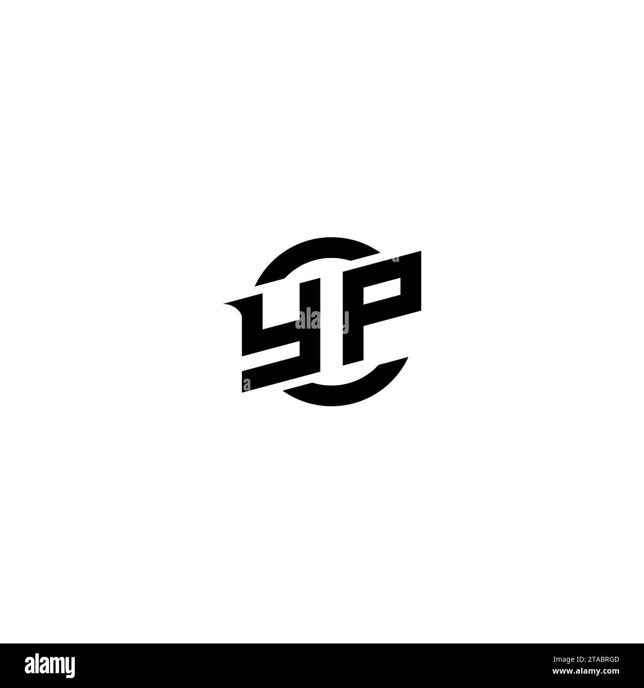 YP initial game logo, banner design for your e-sports or streaming team ...