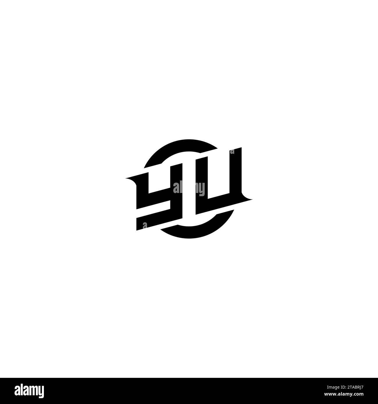 YU initial game logo, banner design for your e-sports or streaming team ...