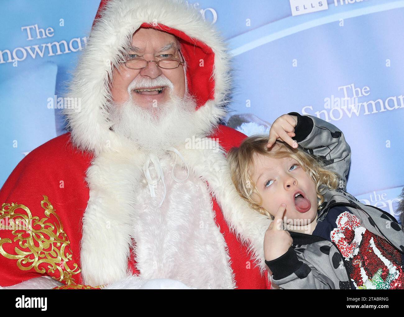 Jakki Jones attends The Snowman VIP opening at Peacock Theatre in London. Iconic family show The ...