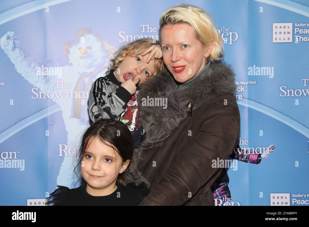 Jakki Jones attends The Snowman VIP opening at Peacock Theatre in ...