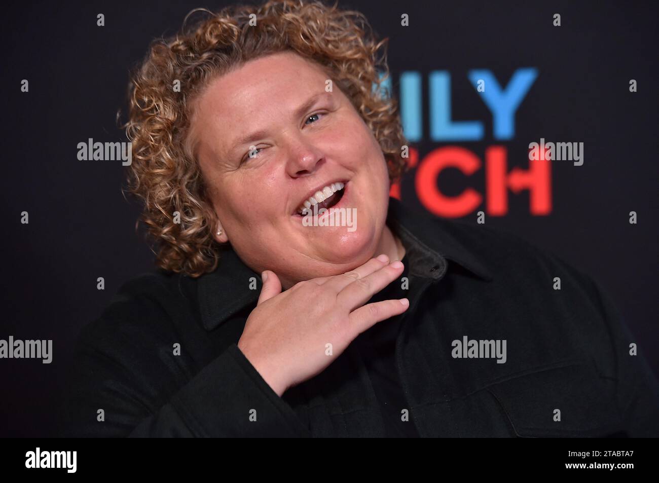 Fortune Feimster arrives at the premiere of "Family Switch," Wednesday ...