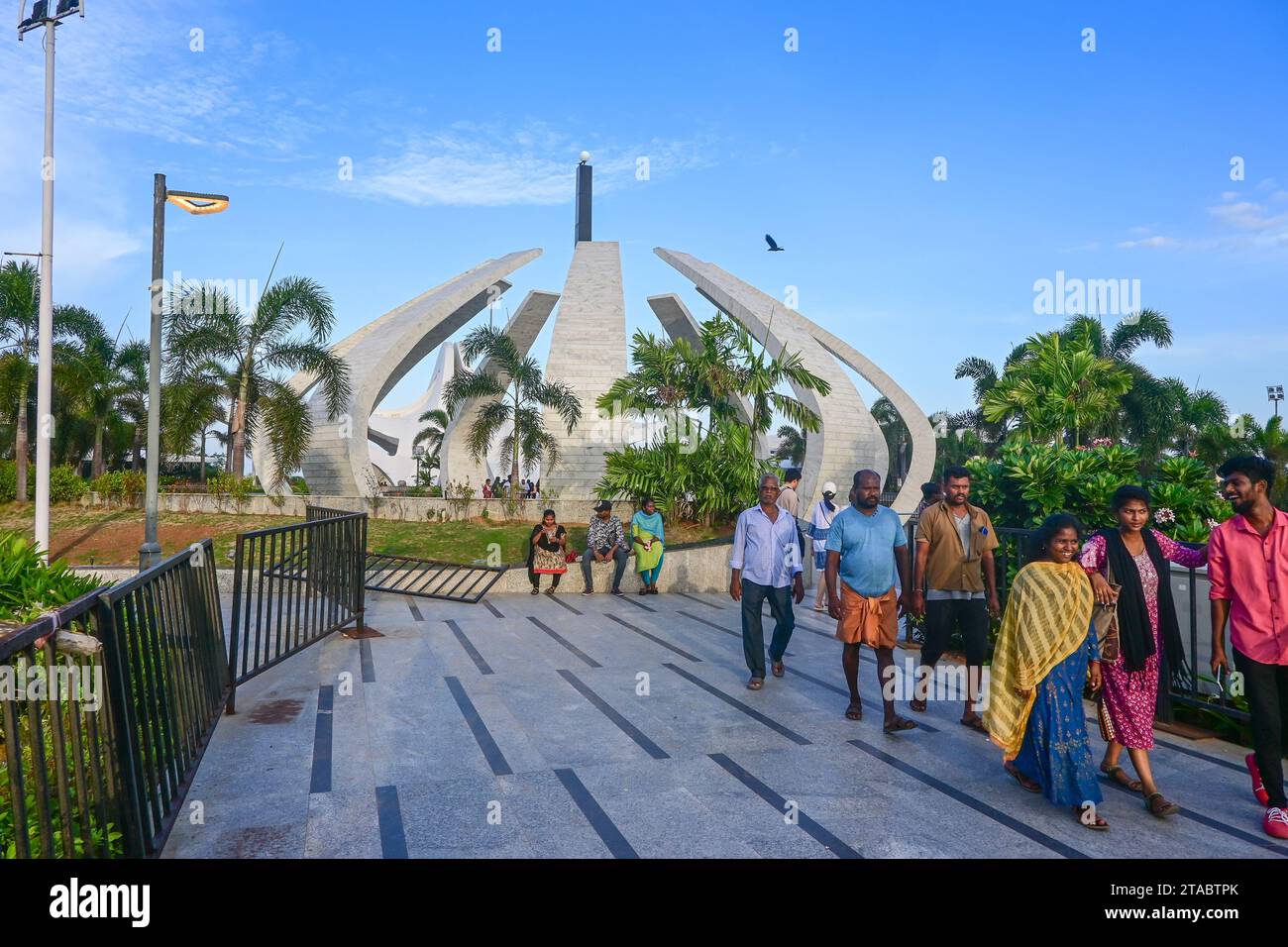 Chennai, India - July 14, 2023: M.G.R Memorial Complex. The memorial ...