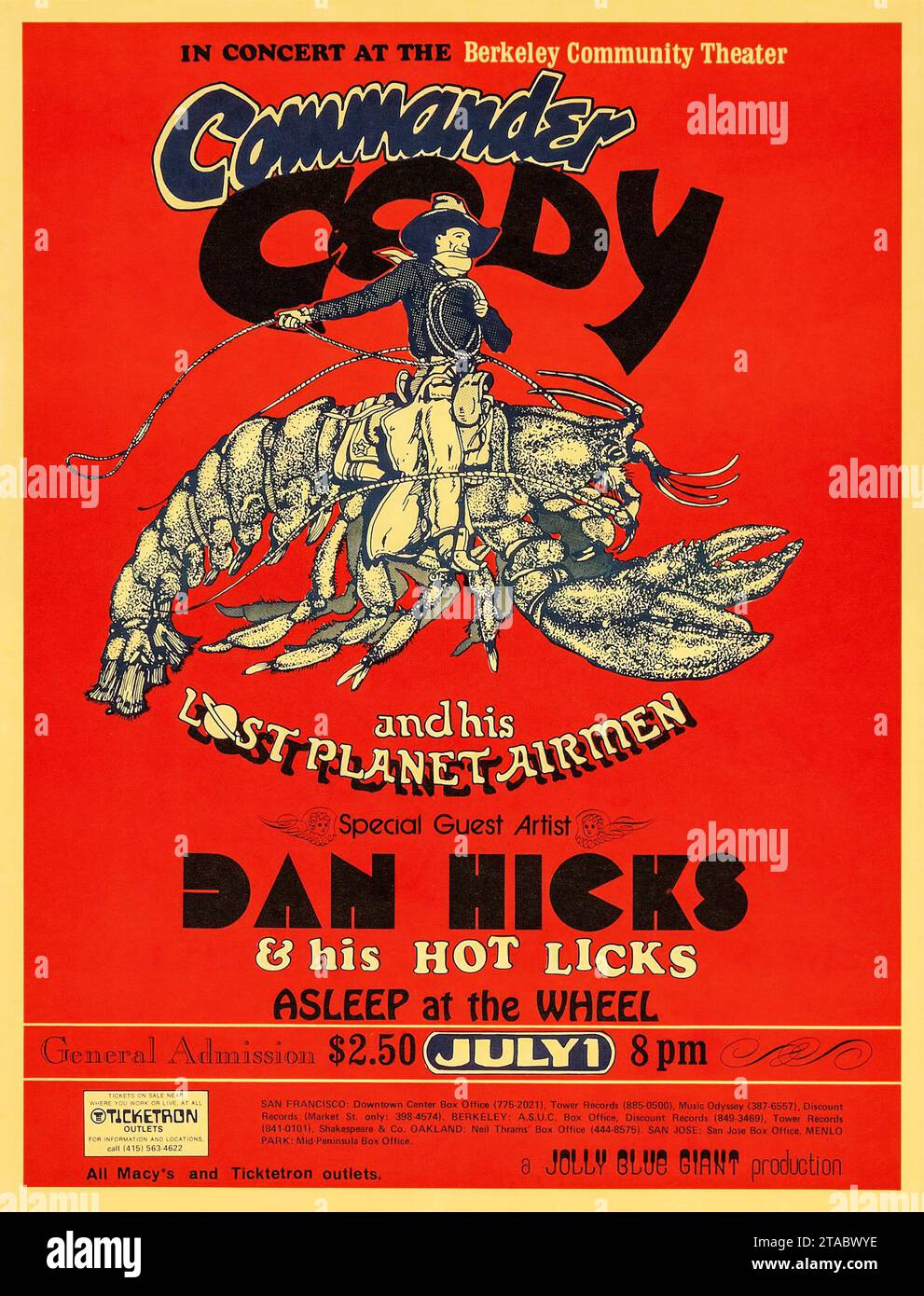 Commander Cody and his Lost Planet Airmen at the Berkeley Community ...