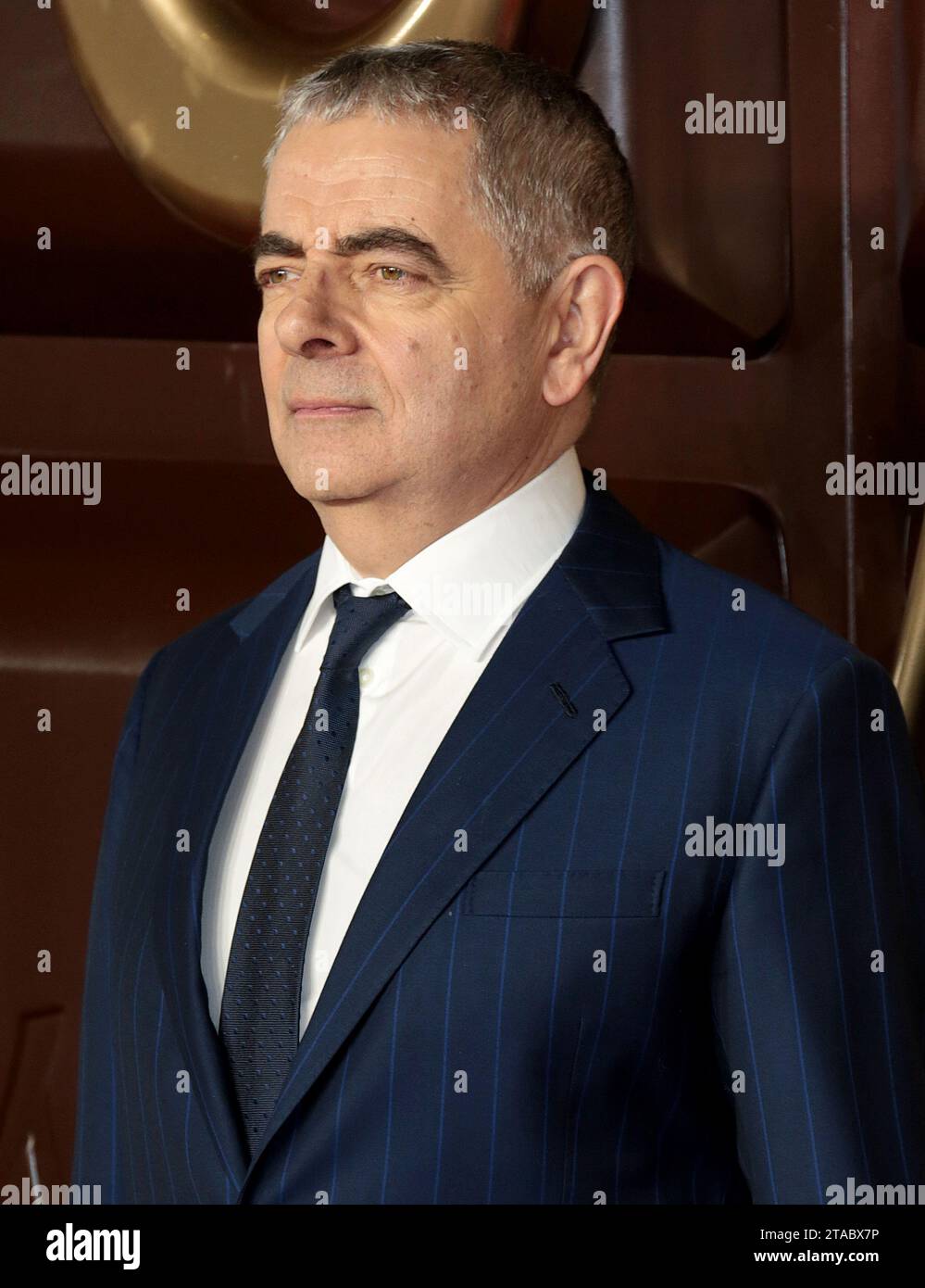 Nov 28, 2023 - London, England, UK - Rowan Atkinson attending Wonka ...