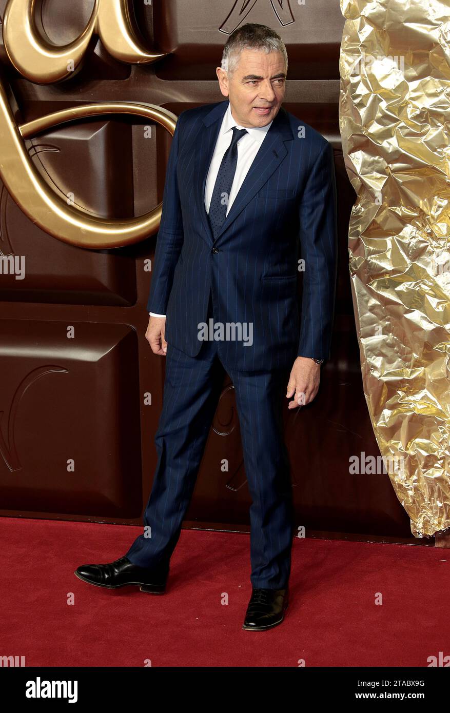 Nov 28, 2023 - London, England, UK - Rowan Atkinson attending Wonka ...