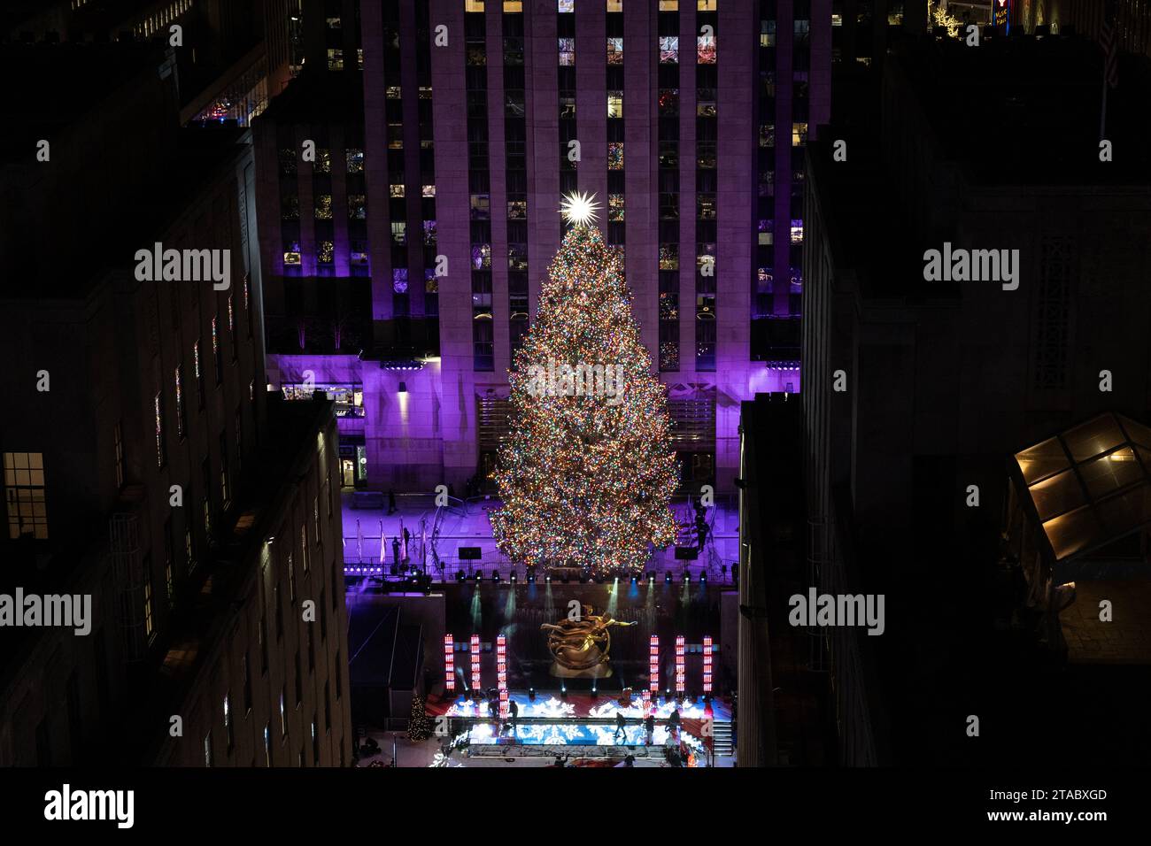 2023 Rockefeller Center Christmas Tree lighting ceremony held in New ...