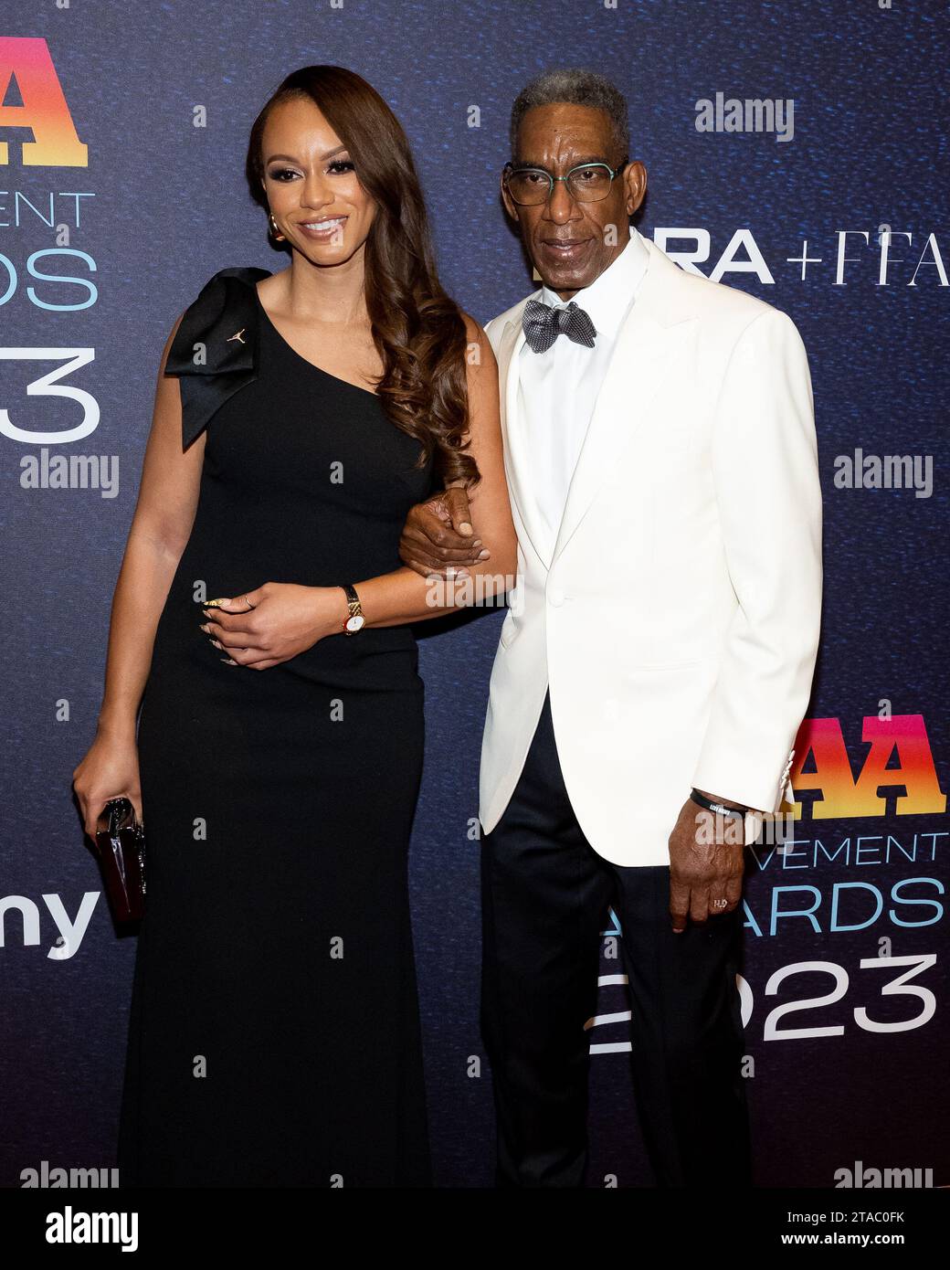 New York, USA. 23rd Nov, 2023. (L-R) Mandy White and Howard White ...