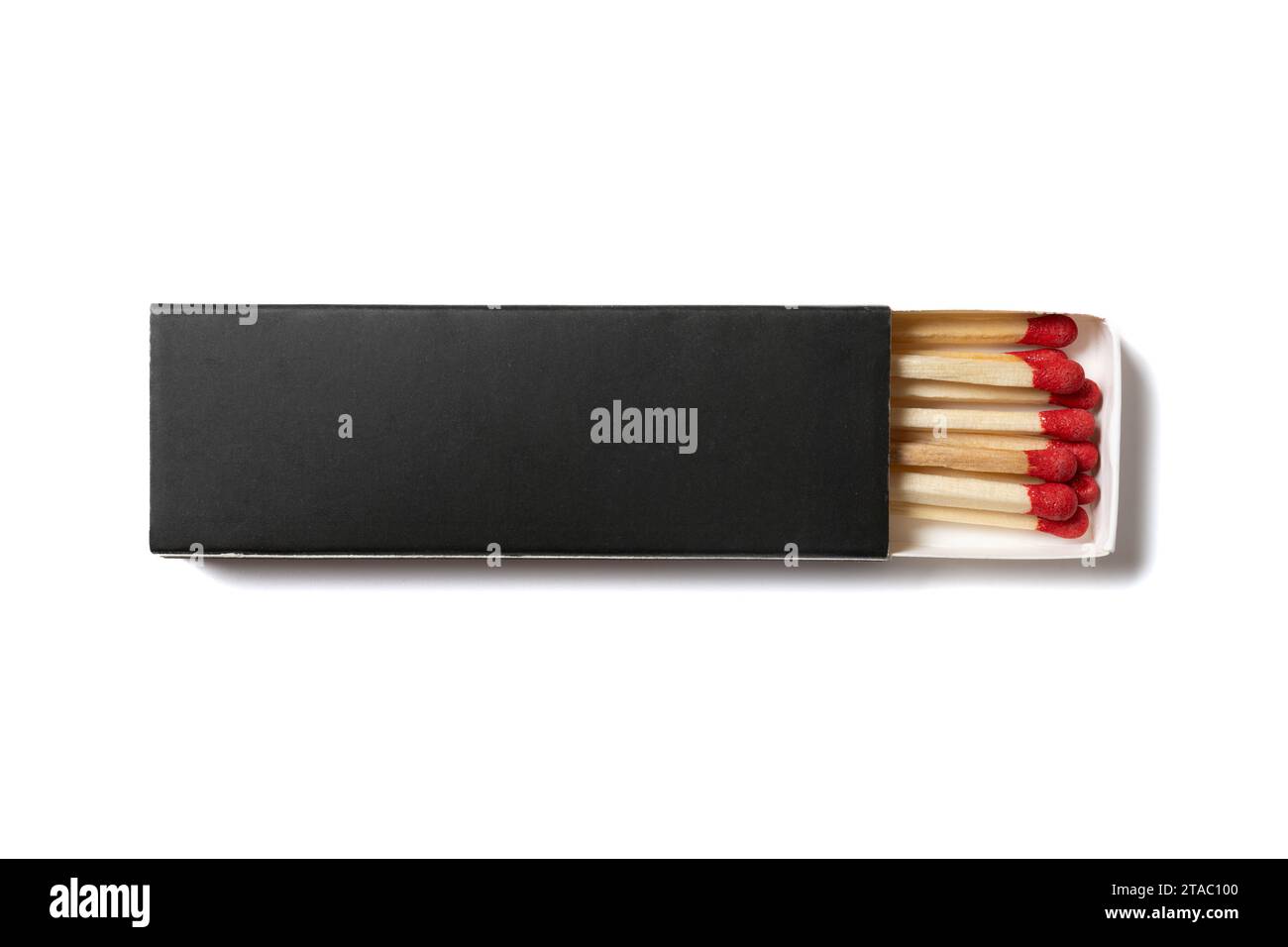 black matchbox on a white background Stock Photo - Alamy