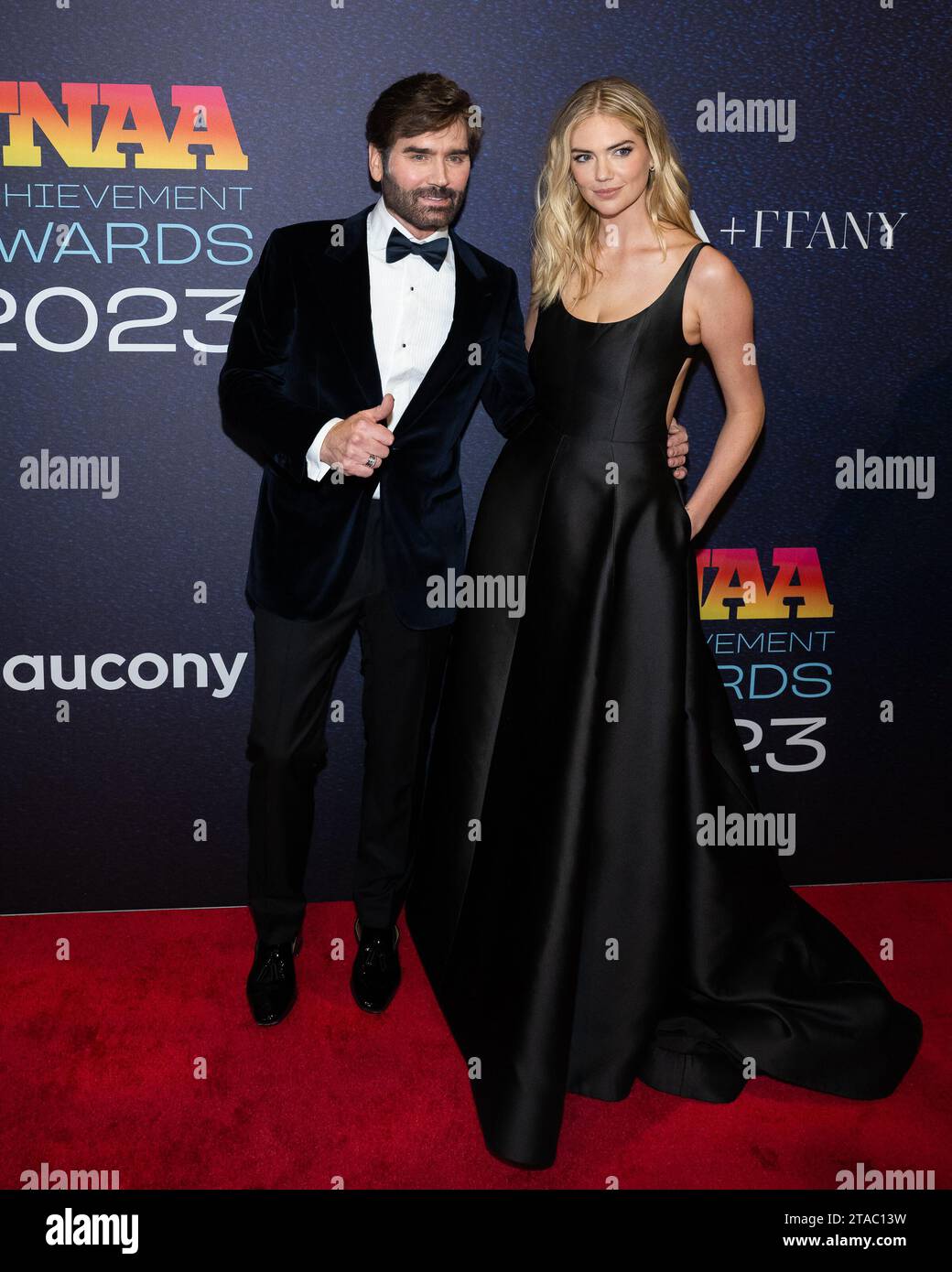 New York, USA. 23rd Nov, 2023. (L-R) Michael Atmore and Kate Upton ...