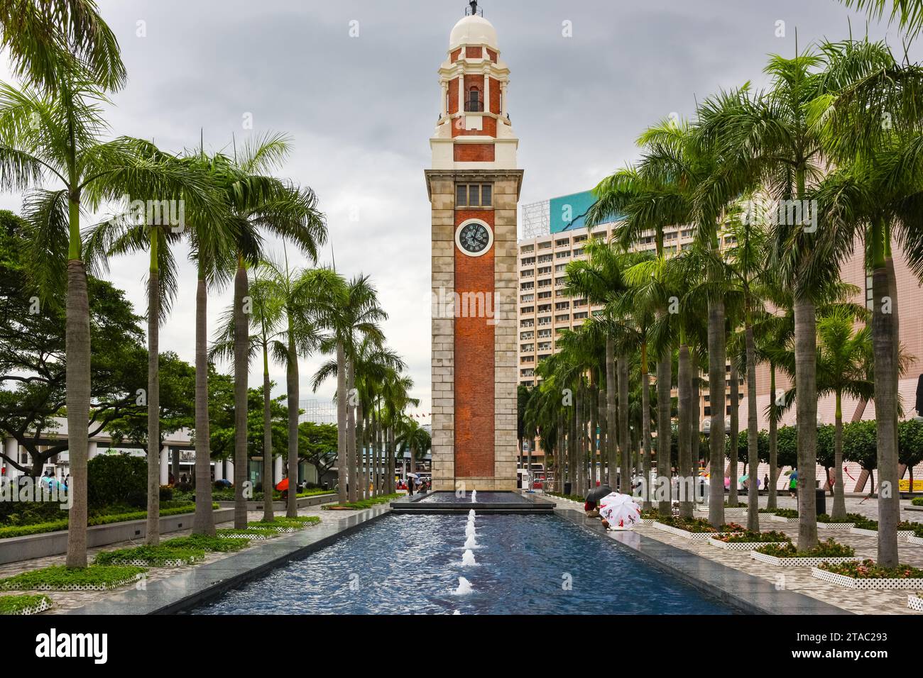 Tsim Sha Tsui, Honk Kong - July 19, 2009 : Clock tower of the former ...