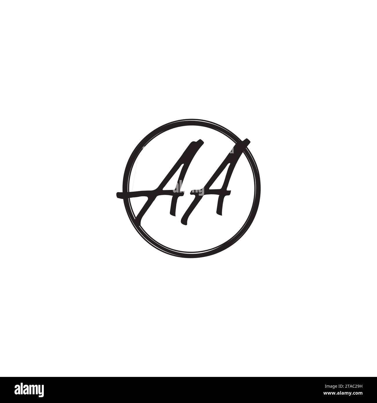 AA initial logo letters in high quality professional design that will ...